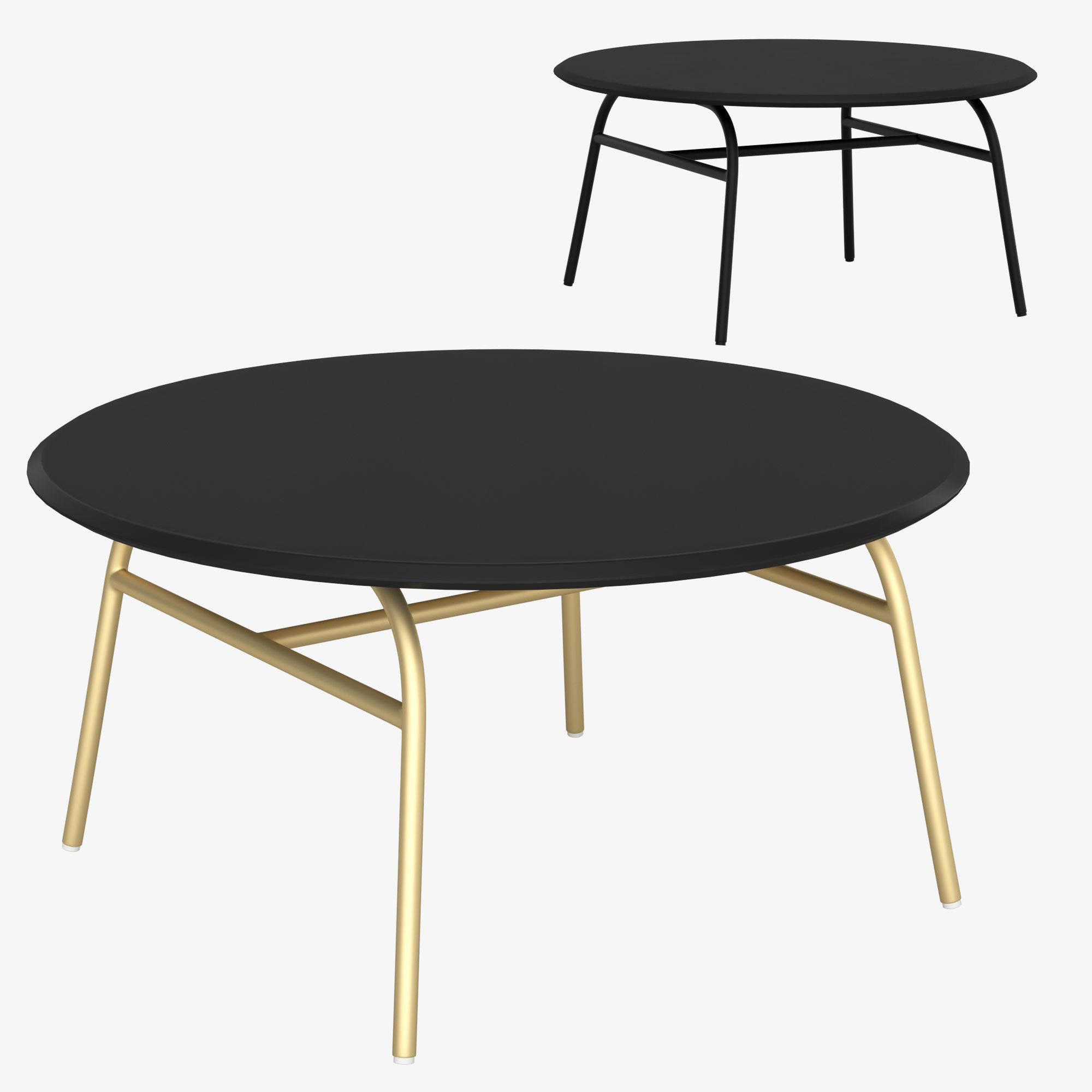 Viccarbe Aleta Low Table 3D Model 3D model | CGTrader