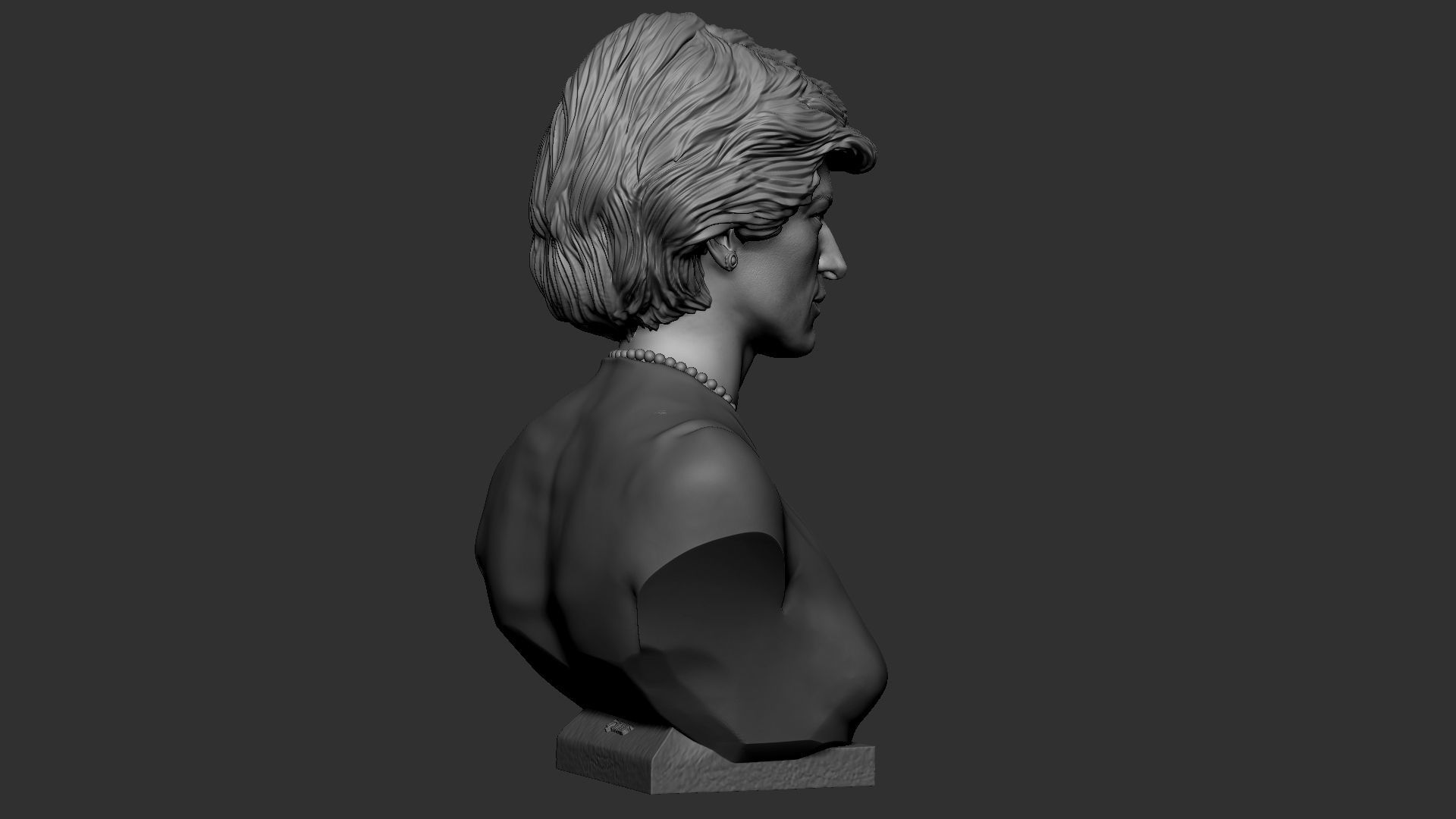 Diana Princess of Wales 3D model 3D printable | CGTrader