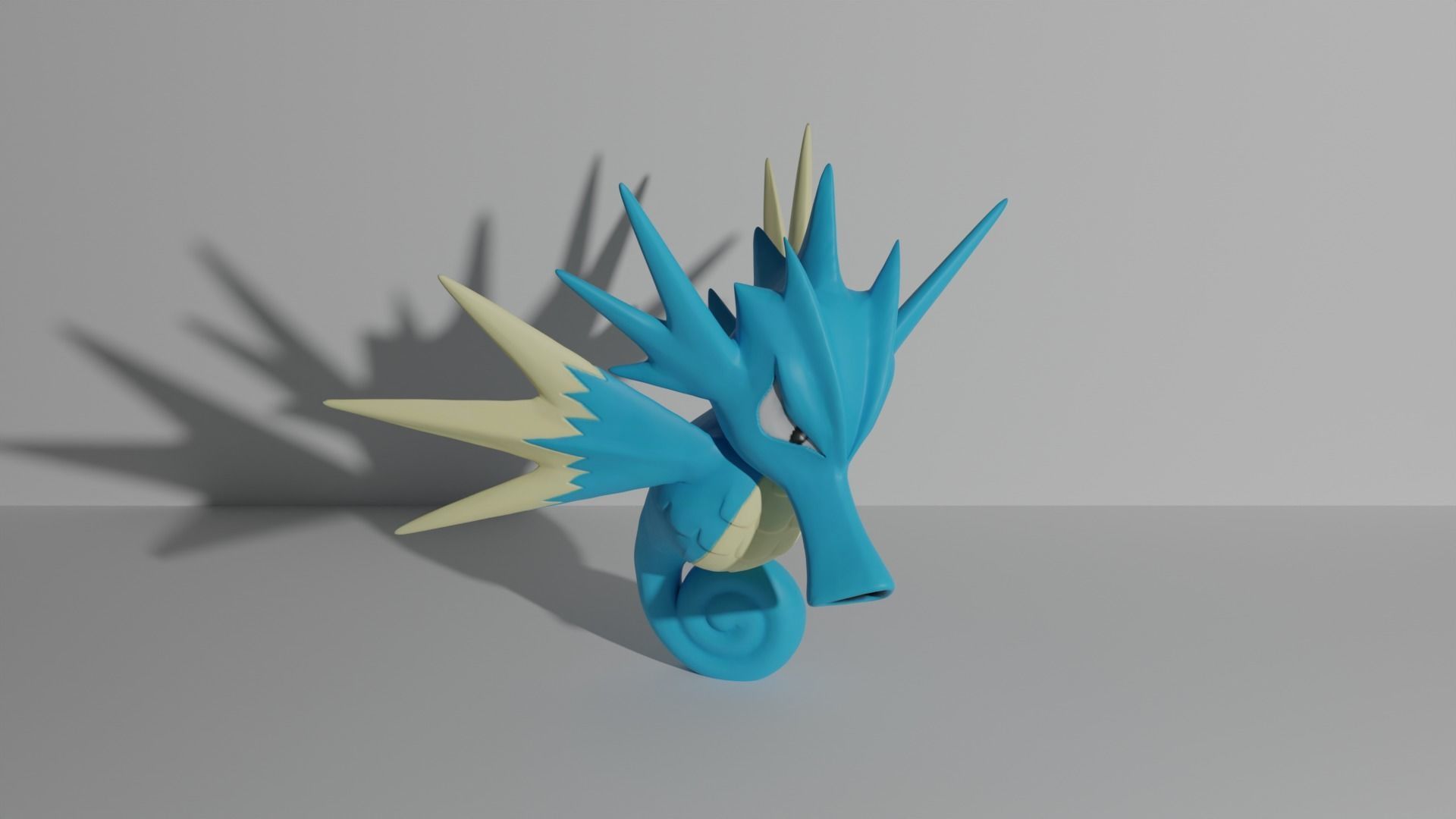 Horsea Seadra and Kingdra 3D print model 3D model 3D printable | CGTrader