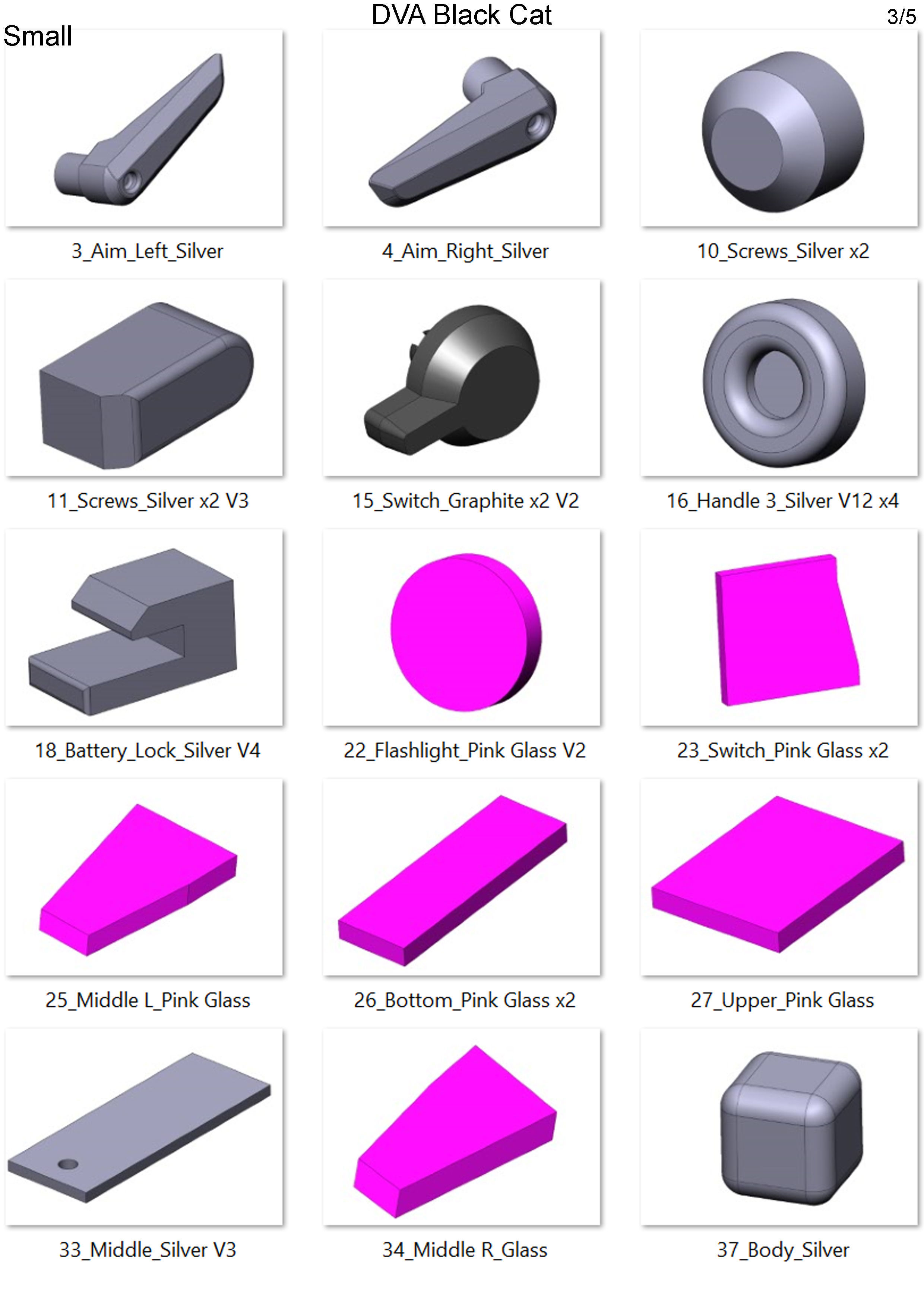 DVa Blaster Black Cat Skin - Overwatch - Commercial - STL 3D model 3D ...