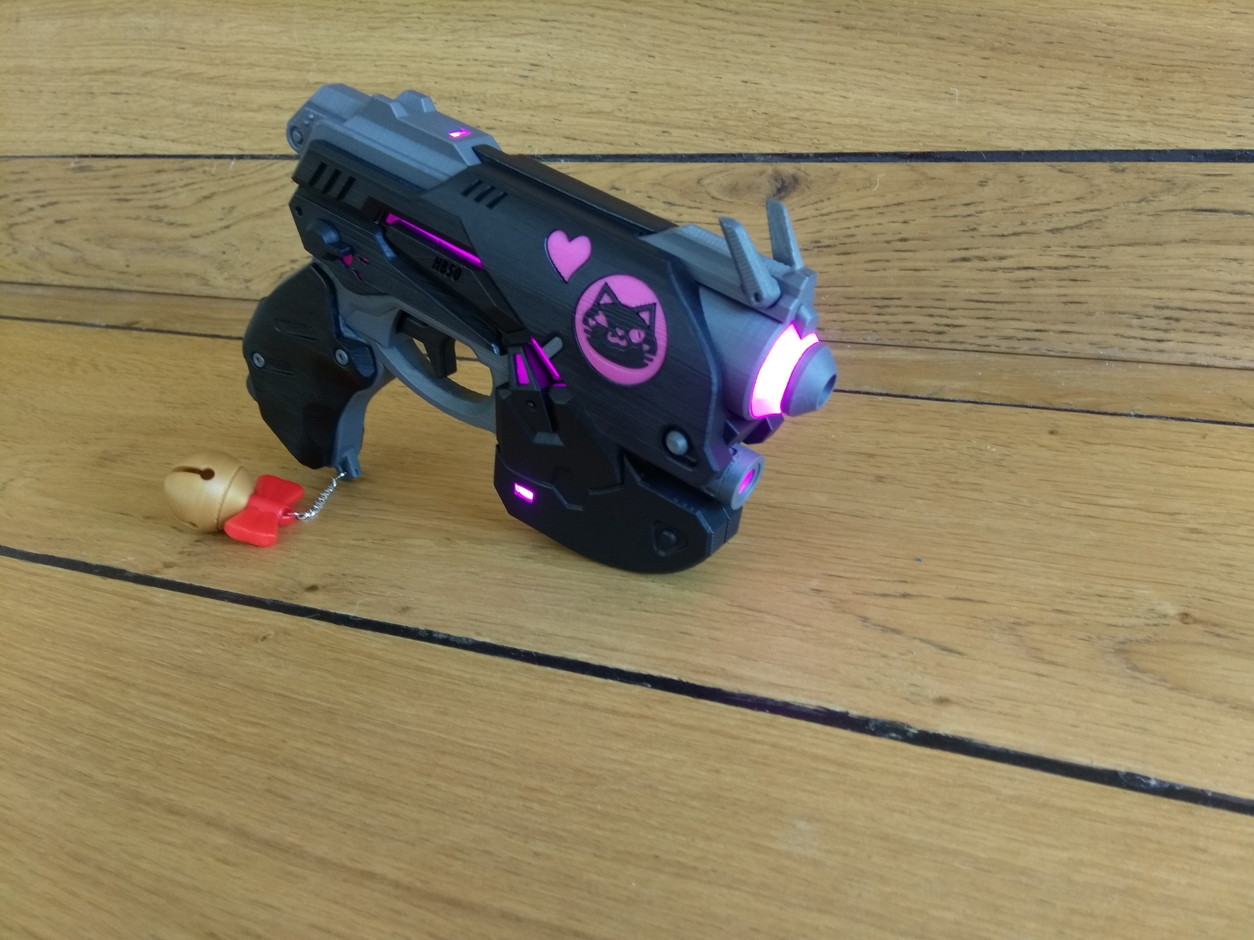 DVa Blaster Black Cat Skin - Overwatch - Commercial - STL 3D model 3D ...
