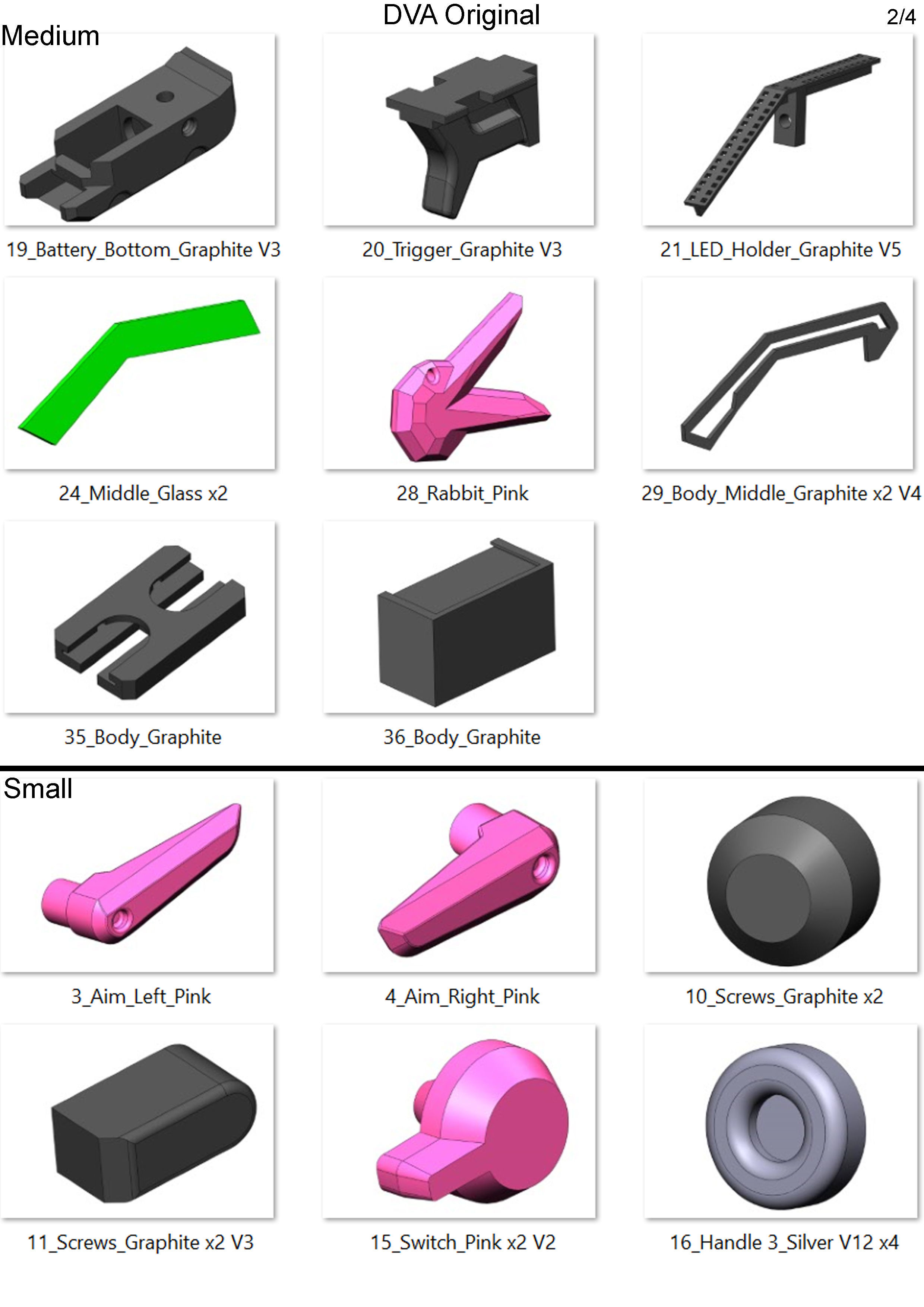 DVa Blaster - Overwatch - Commercial - Printable - STL 3D model 3D ...