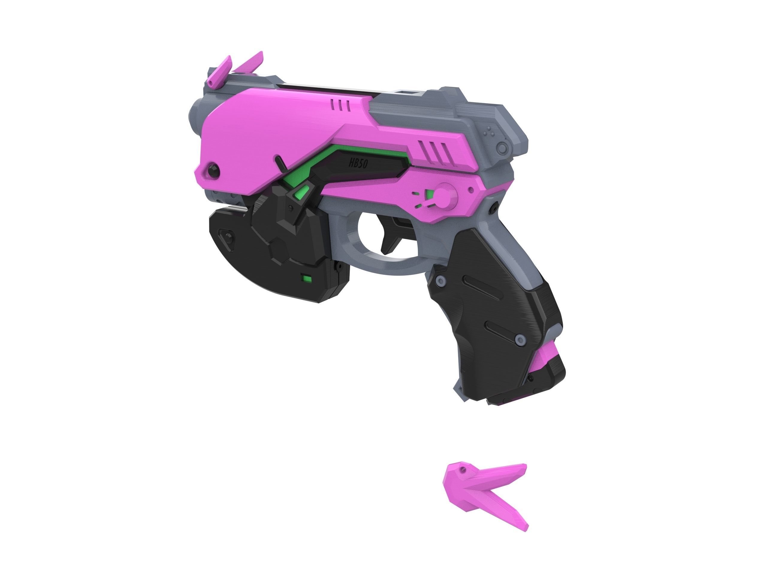 DVa Blaster - Overwatch - Commercial - Printable - STL 3D model 3D ...