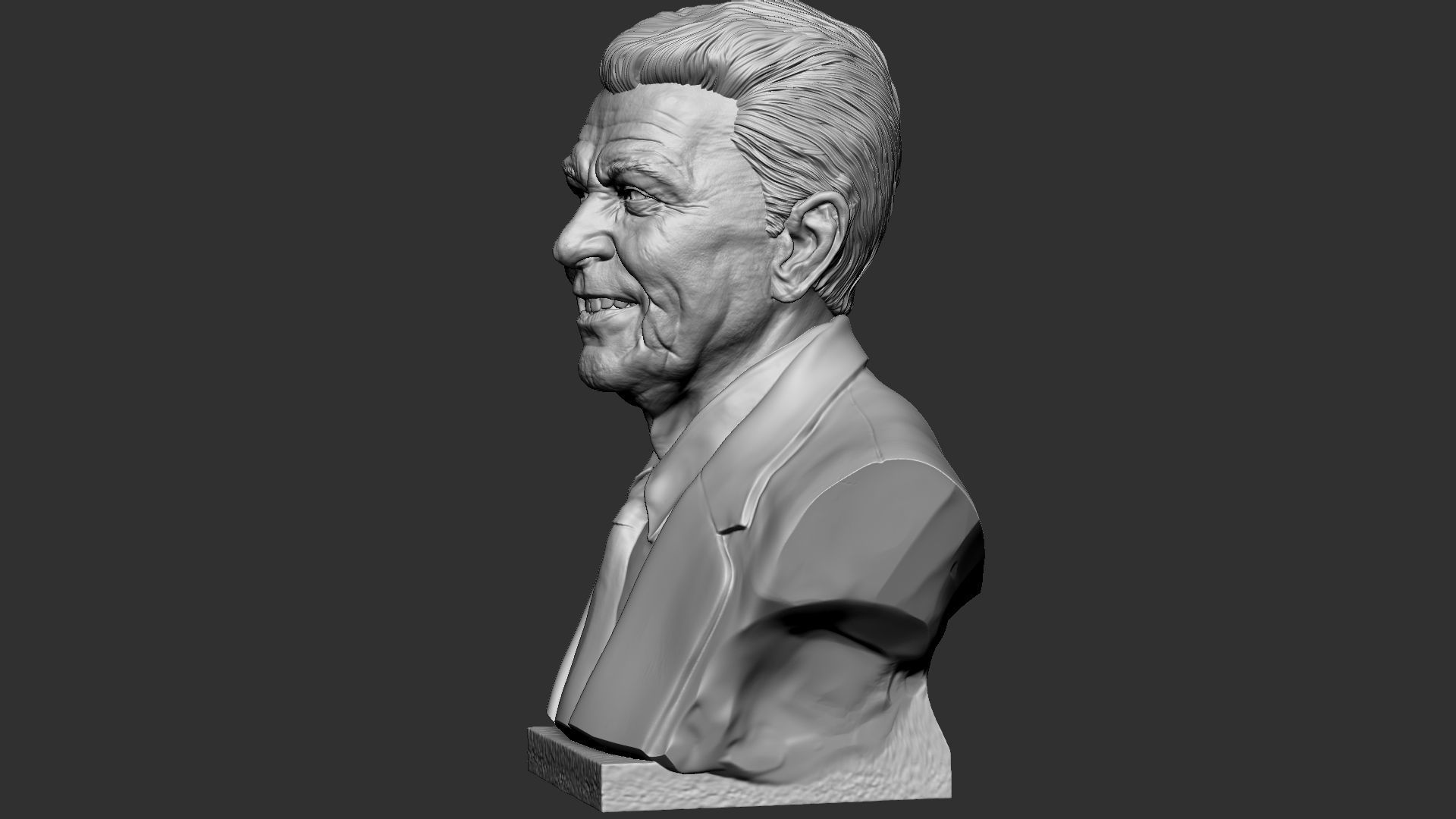 Ronald Reagan 3D model 3D printable | CGTrader
