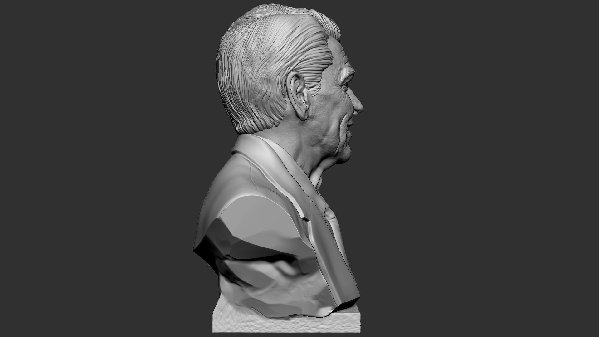Ronald Reagan 3D model 3D printable | CGTrader