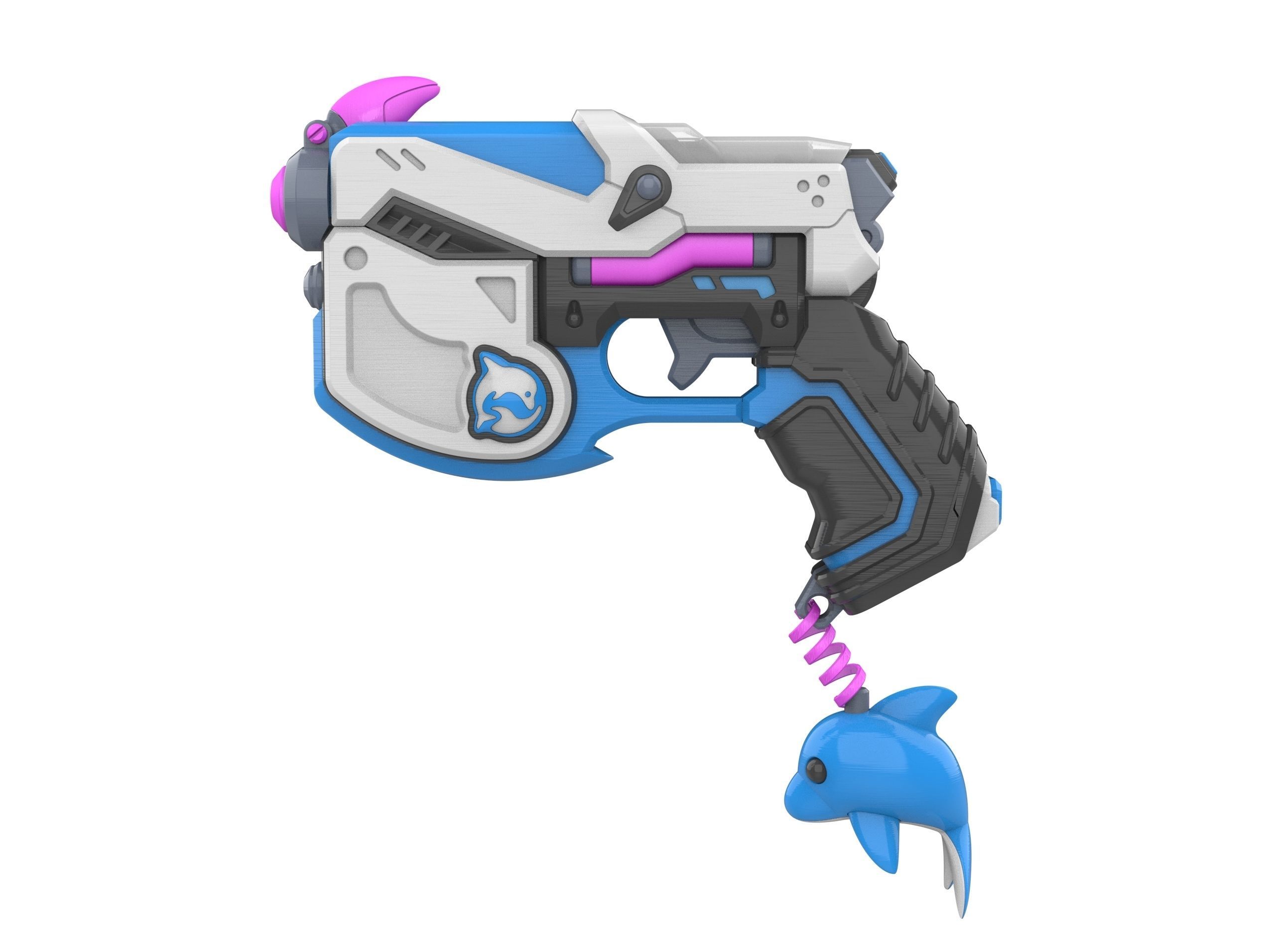 DVa Blaster Waveracer Skin - Overwatch - Commercial - STL 3D model 3D ...