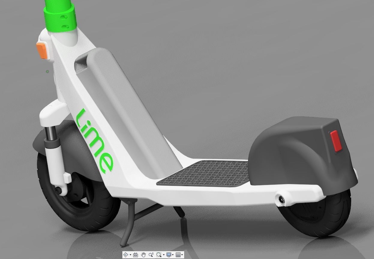 Lime electric scooter ver2 3D model 3D printable | CGTrader