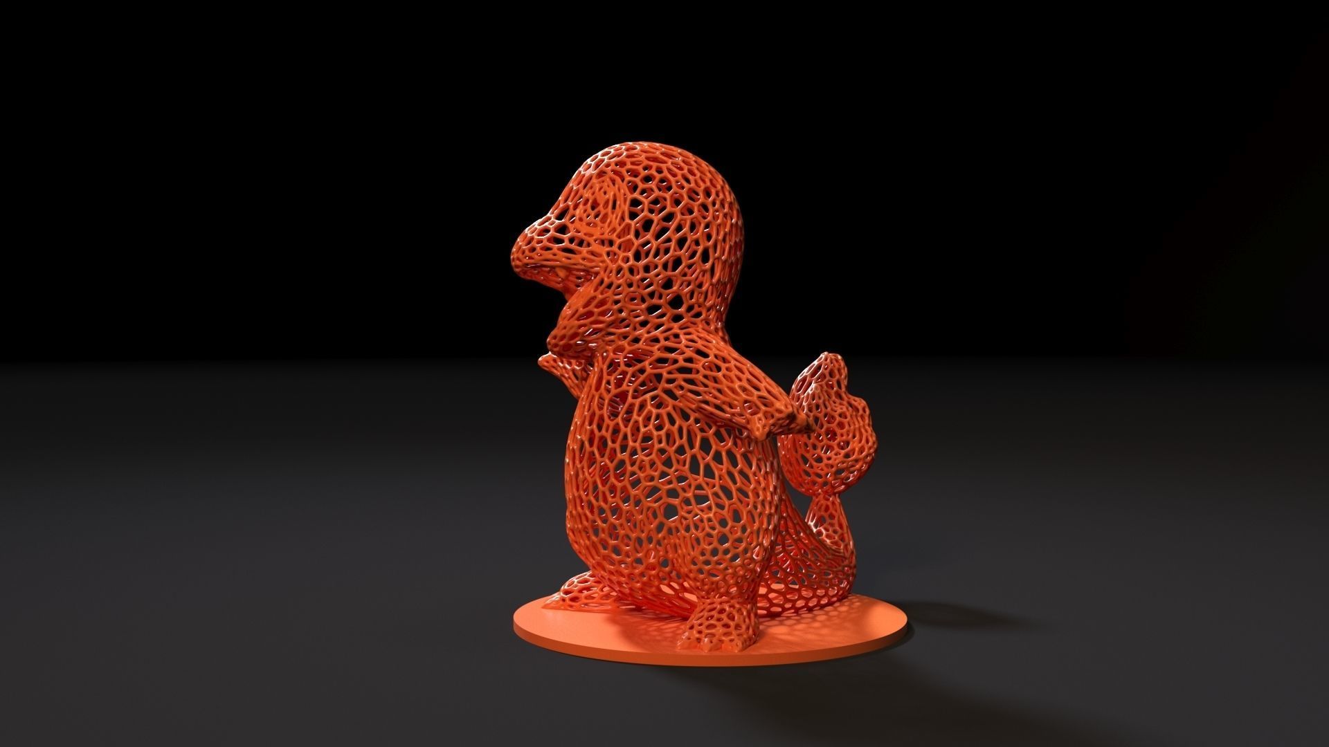 Charmander Pokemon 3D model 3D printable | CGTrader