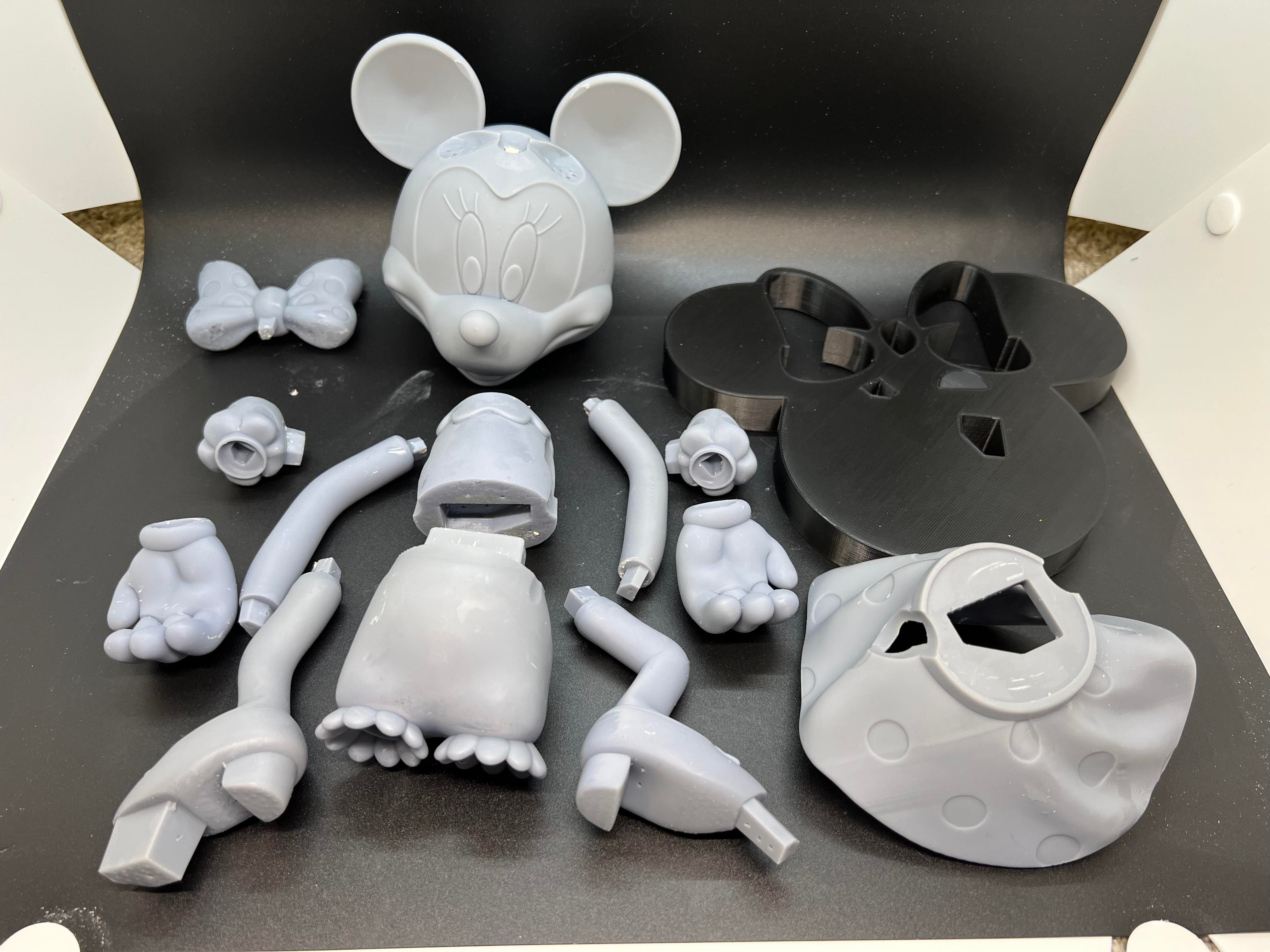 Minnie Mouse joystick holder 3D model 3D printable | CGTrader