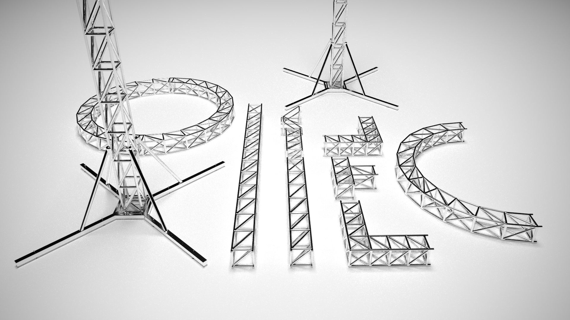 Stage Constructions Elements Concert Truss System 3D model | CGTrader