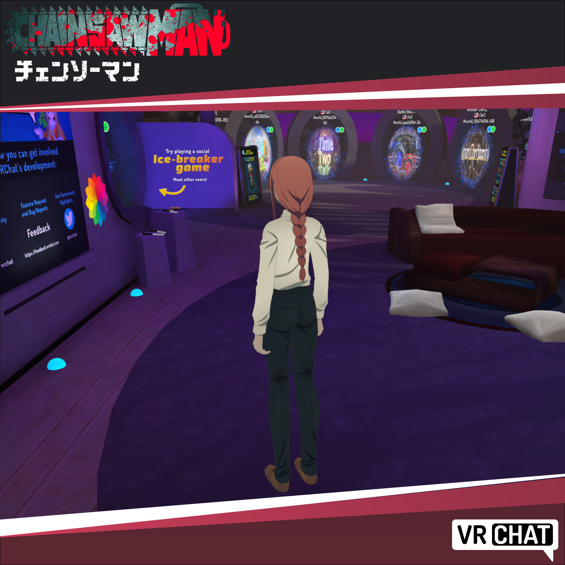 3D model VRChat Avatar - Makima - Chainsaw Man VR / AR / low-poly ...