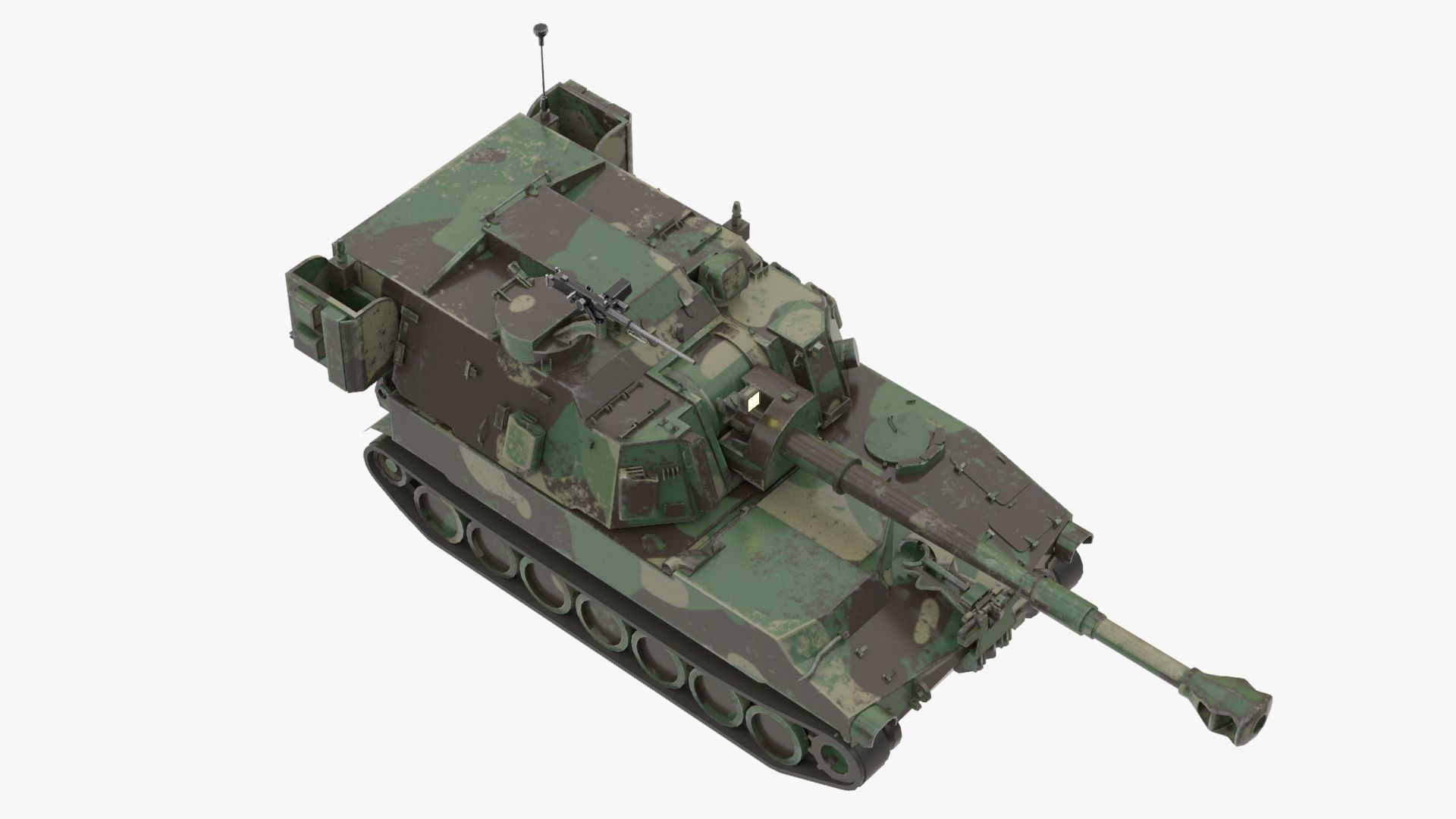 3D model m109 Paladin Tank with 4k textures VR / AR / low-poly | CGTrader
