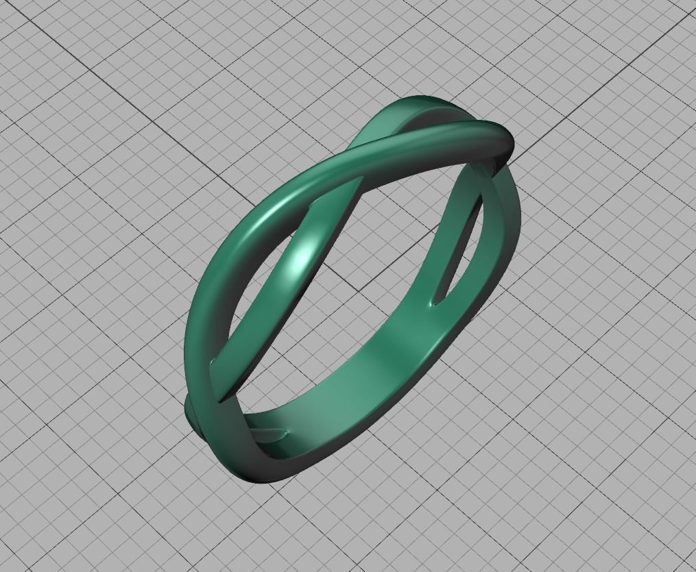 Sofia Infinity Band ring Endless Love Fashion Ring 3dmodel 3D model 3D ...