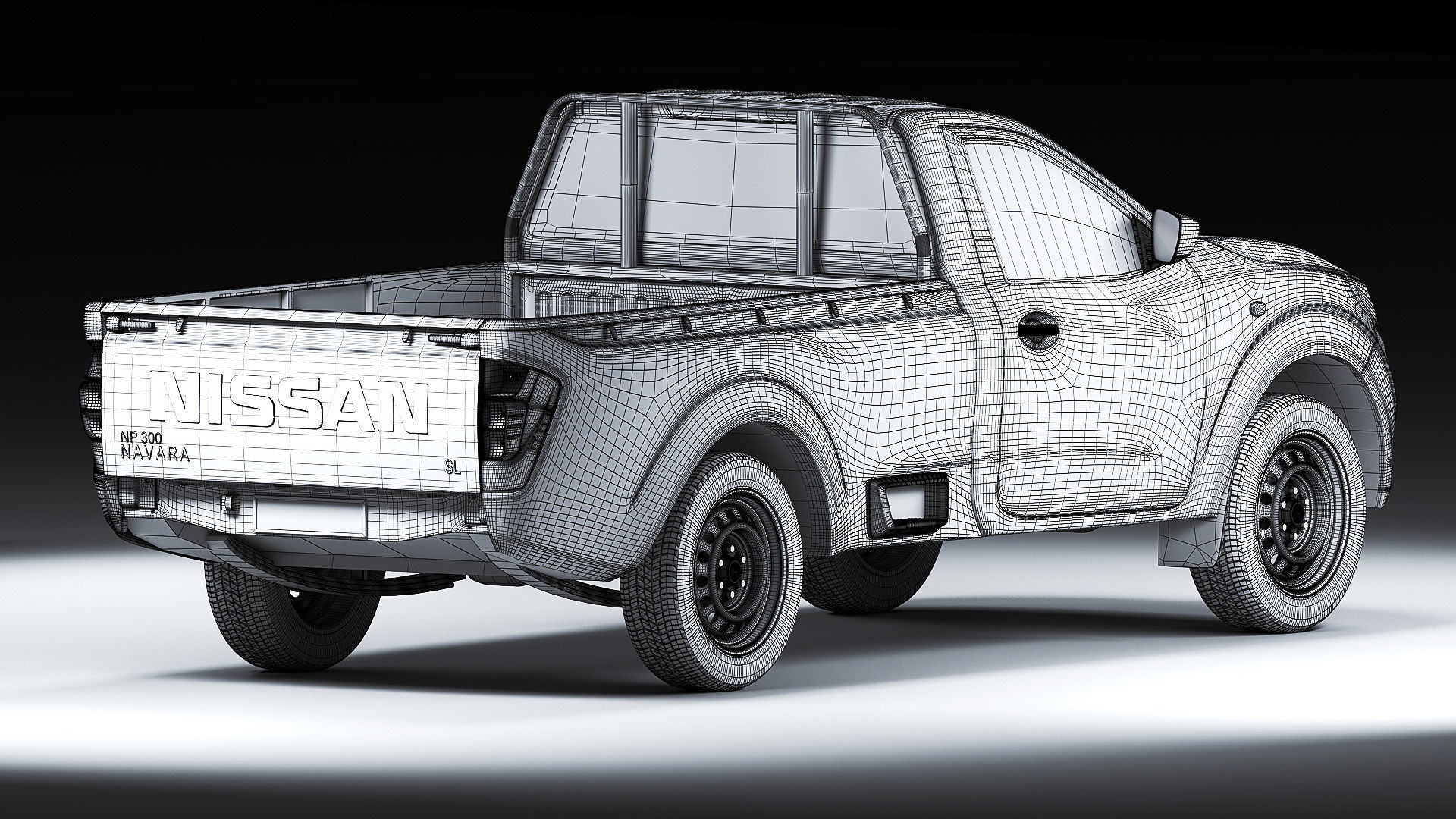 Nissan navara np300 2015 full interior 3D model | CGTrader