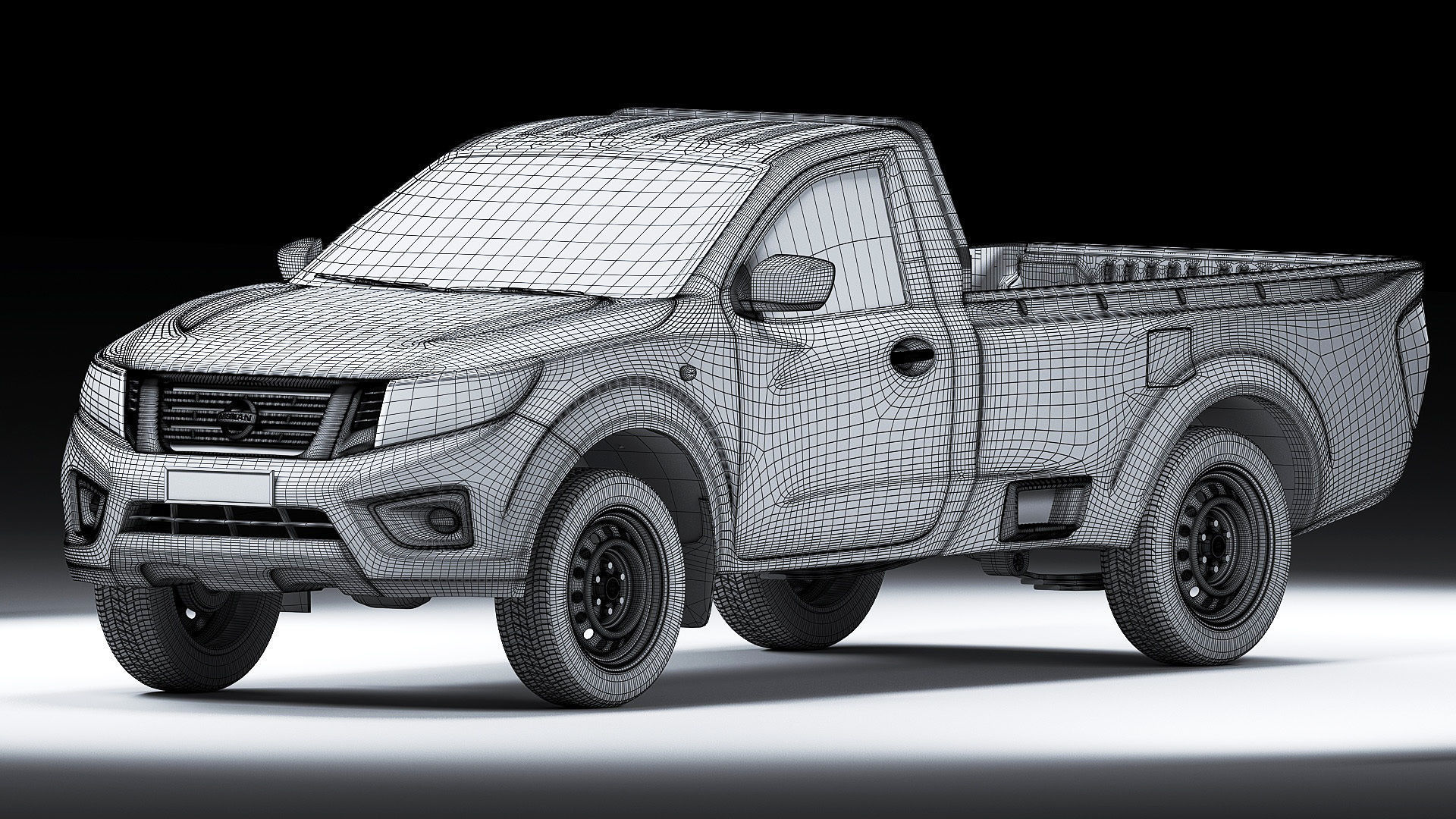 Nissan navara np300 2015 full interior 3D model | CGTrader