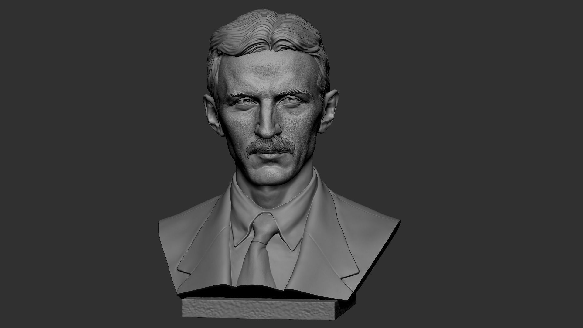Nikola Tesla 3D model 3D printable | CGTrader