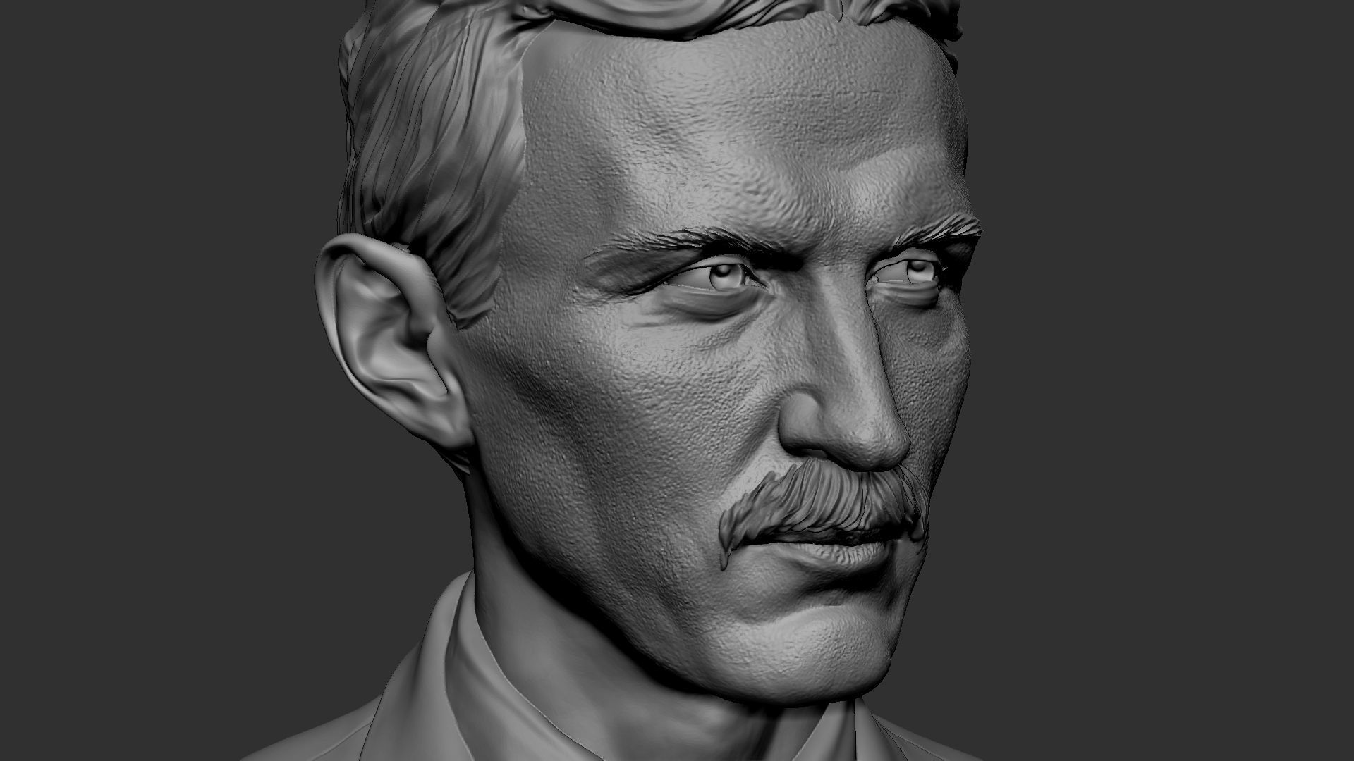 Nikola Tesla 3D model 3D printable | CGTrader