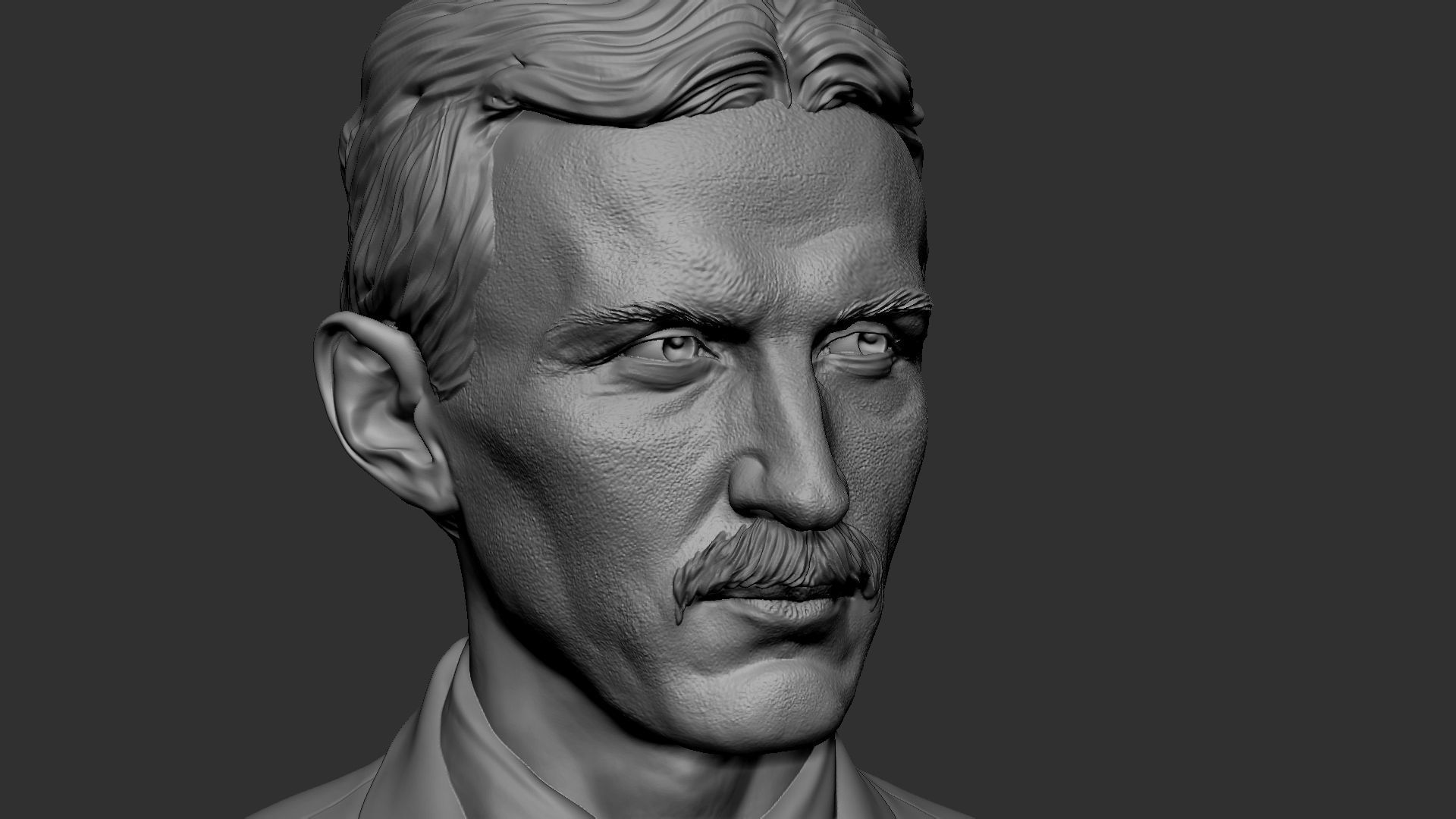 Nikola Tesla 3D model 3D printable | CGTrader