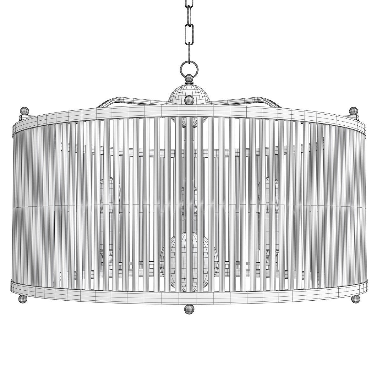 3D model Gorden Gold Chandelier VR / AR / low-poly | CGTrader