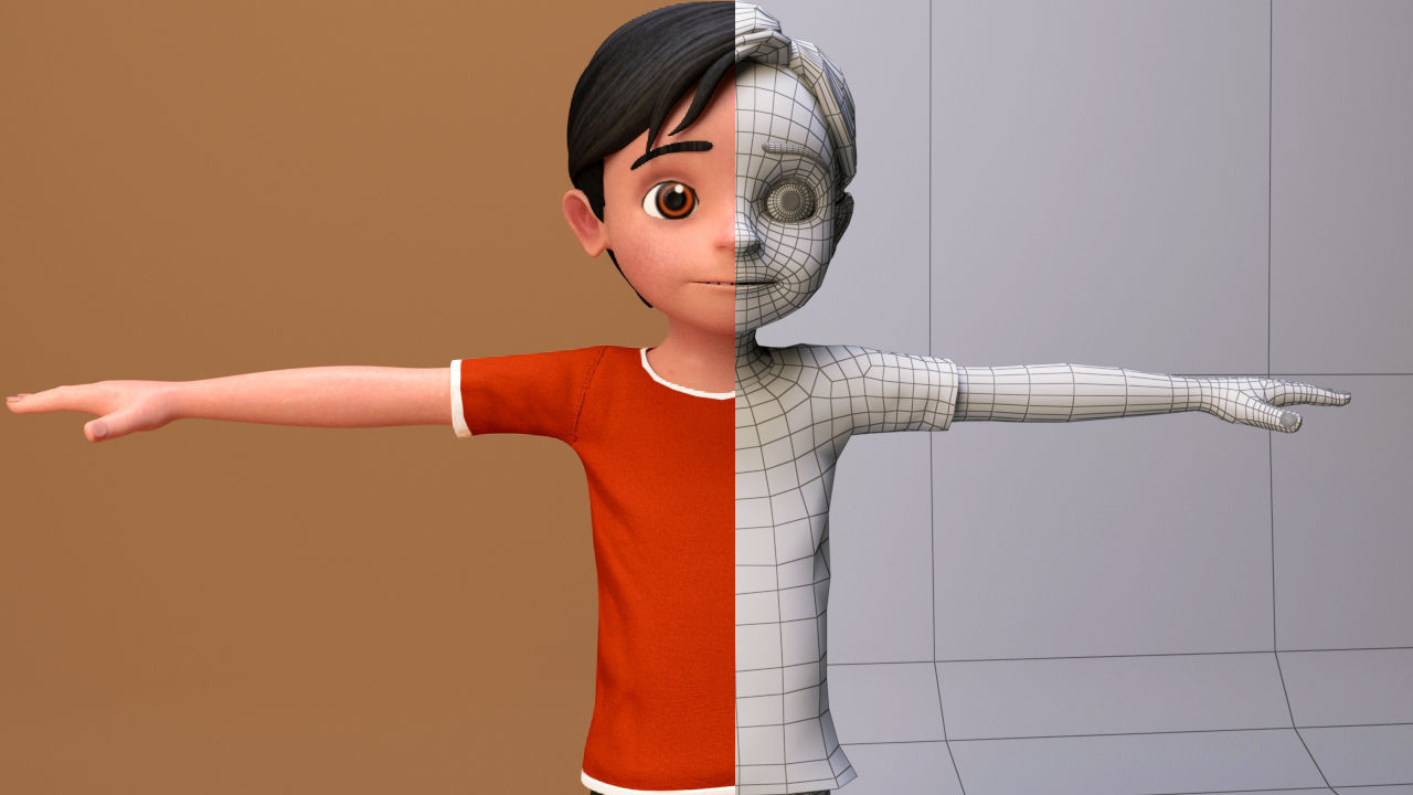 3D model STYLIZED CARTOON CHARACTER VR / AR / low-poly | CGTrader