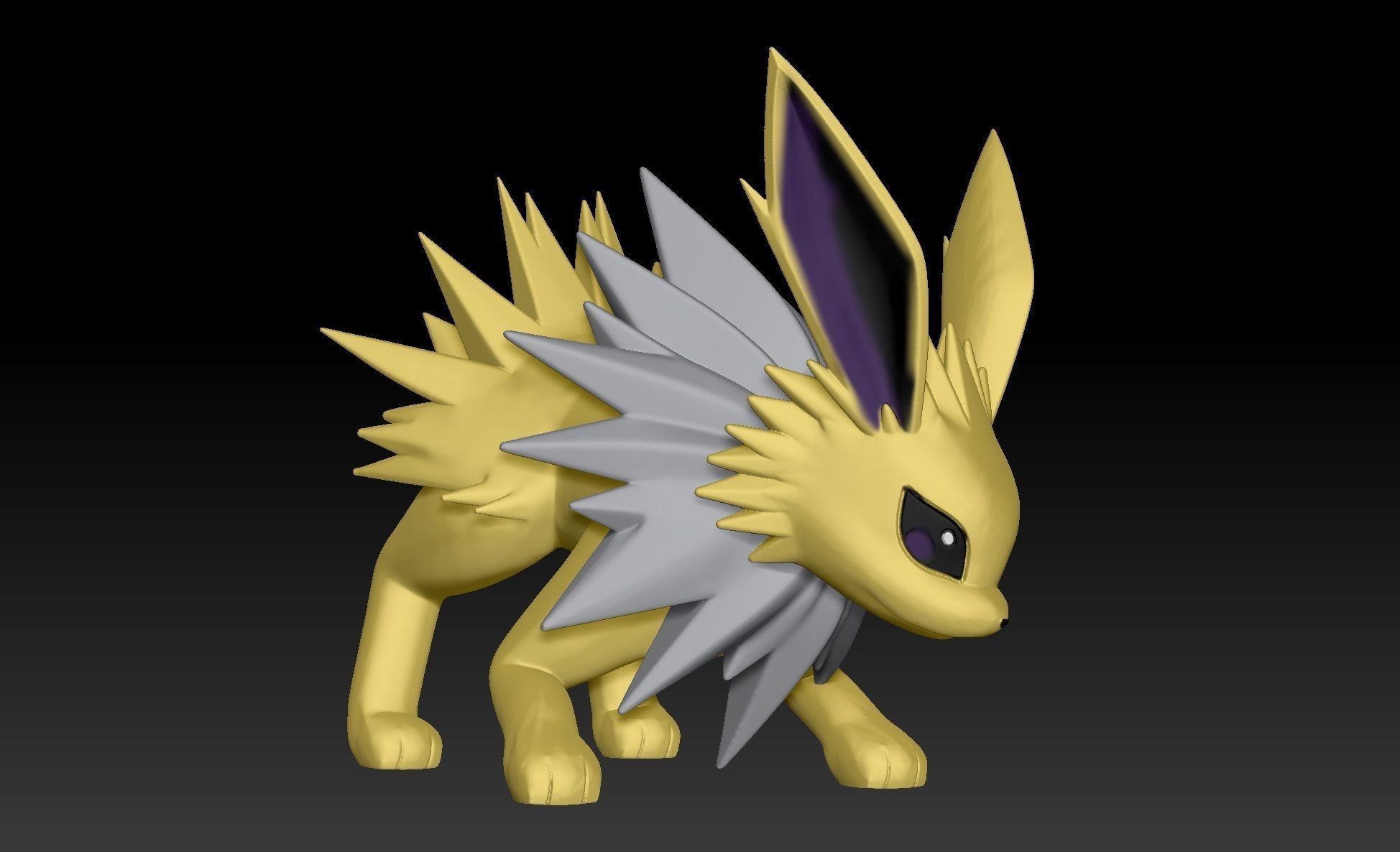 Pokemon Jolteon 3D model 3D printable | CGTrader