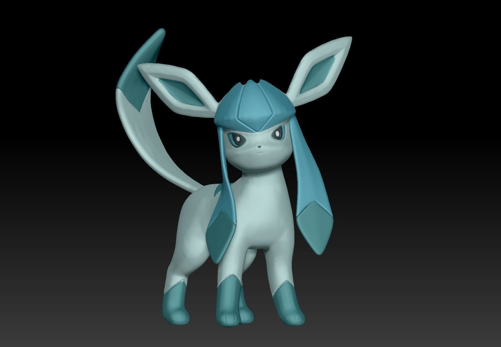 Pokemon Glaceon 3D model 3D printable | CGTrader
