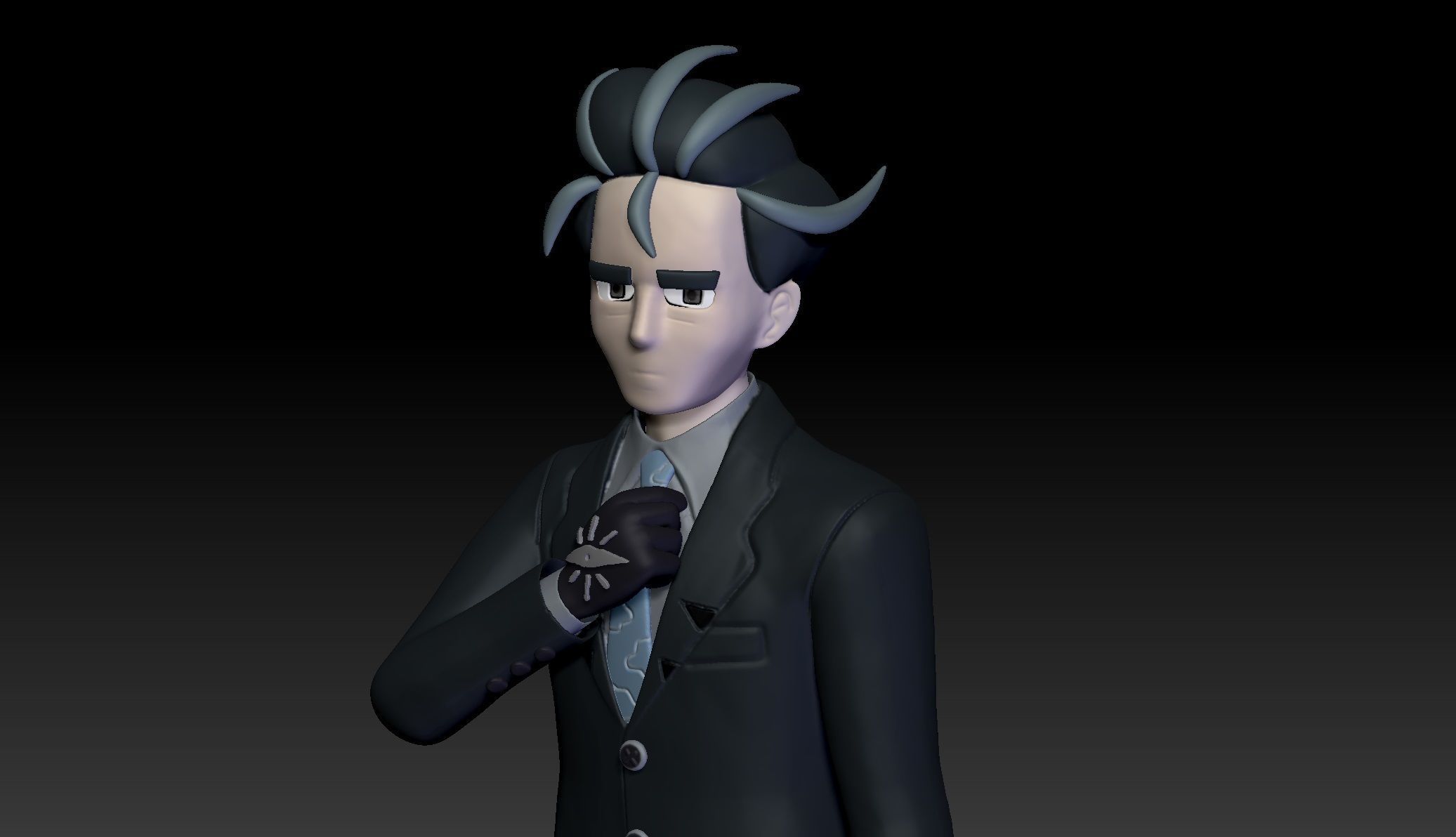 Pokemon Paldea Gym Leader Elite Four Larry 3d Model 3d Printable Cgtrader