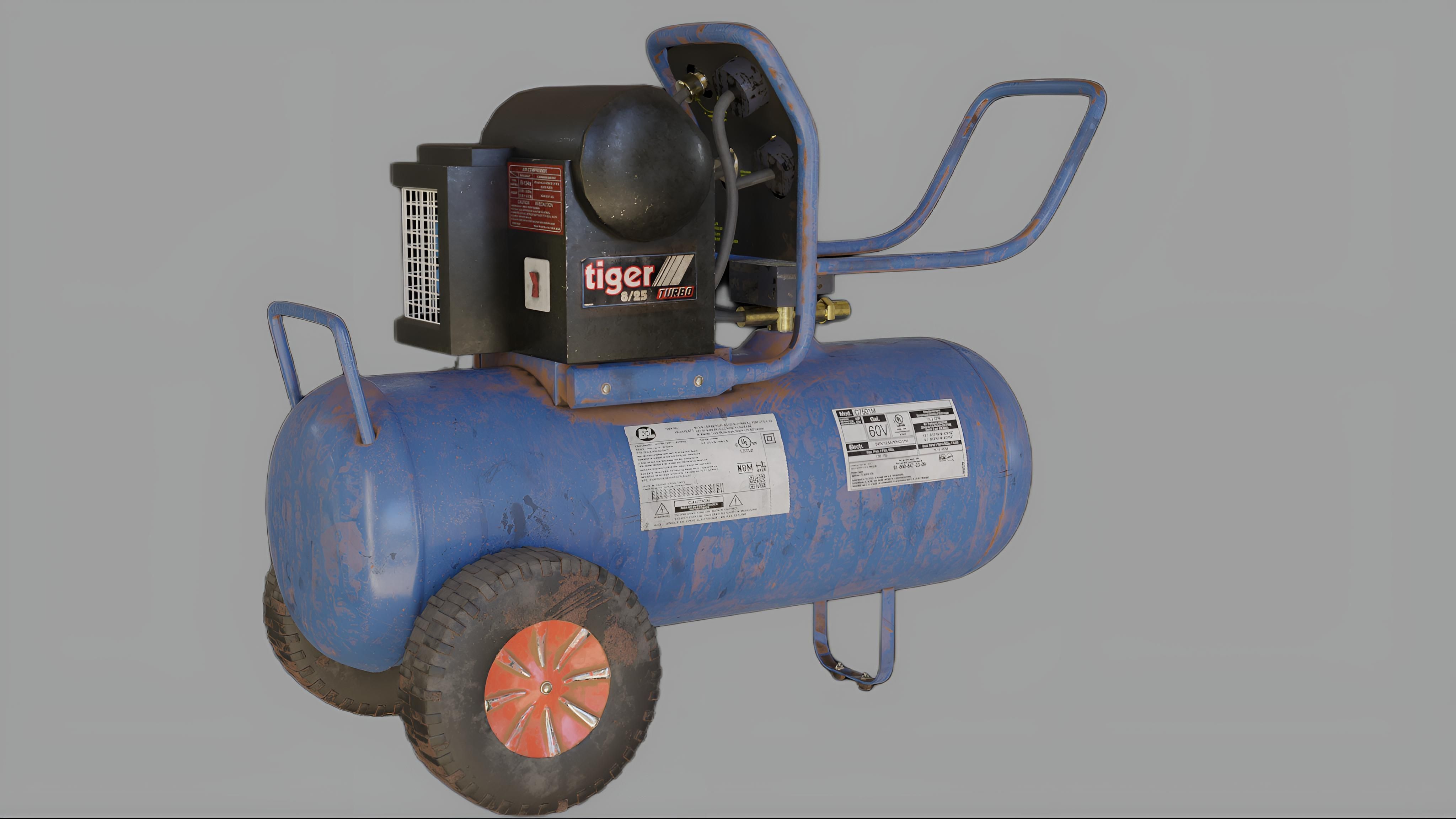 Air compressor 3D model | CGTrader