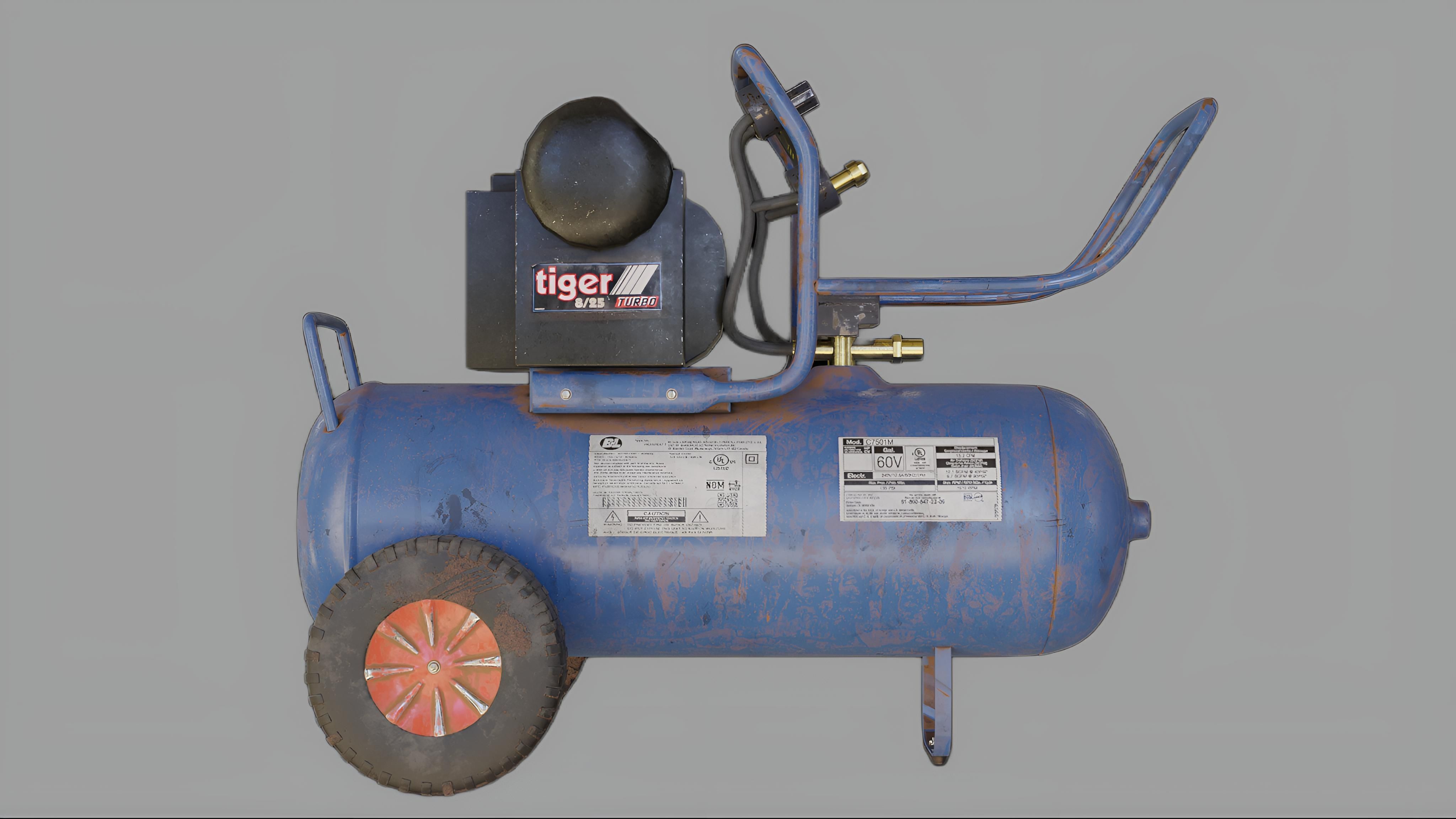 Air compressor 3D model | CGTrader