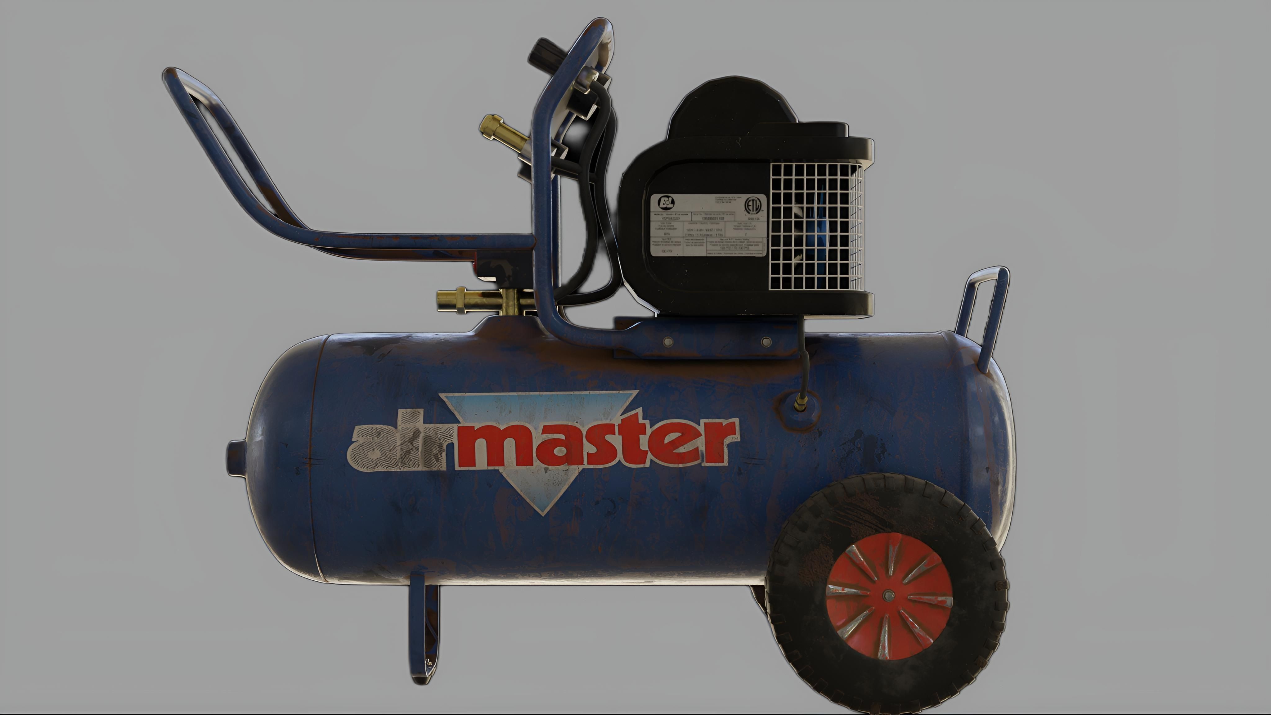 Air compressor 3D model | CGTrader