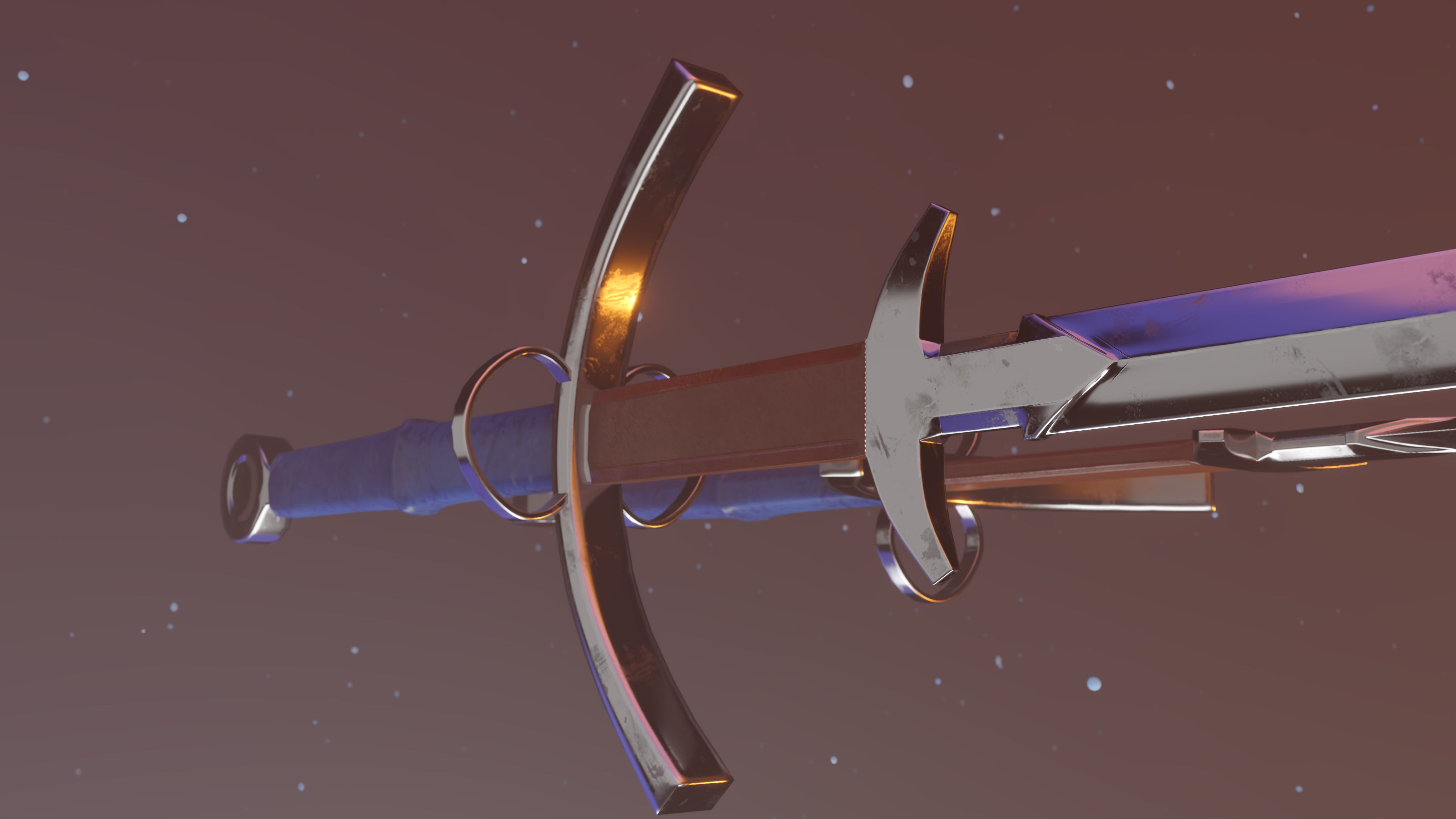 3D model Medieval Zweihander sword VR / AR / low-poly | CGTrader