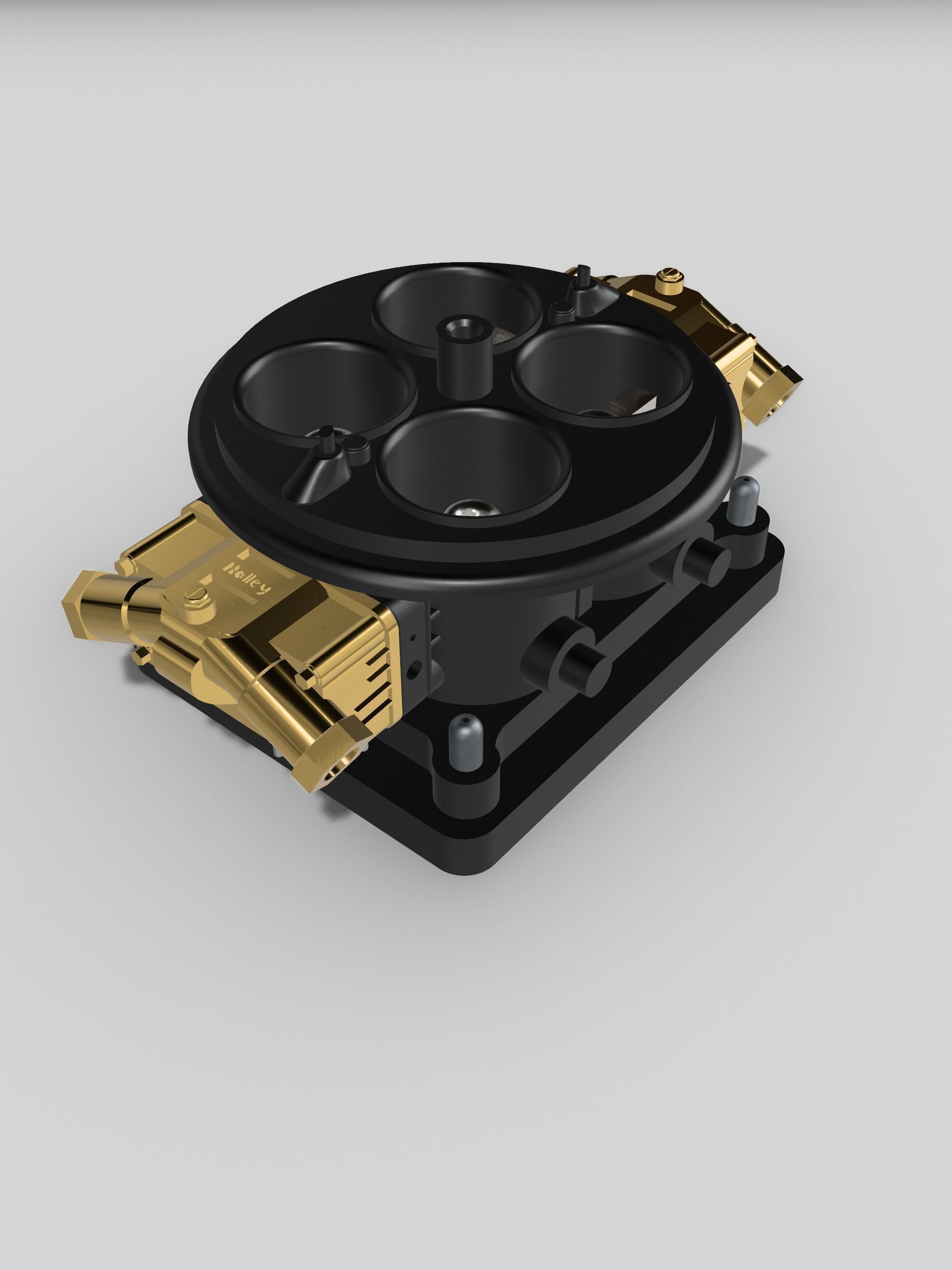 DOMINATOR CARB 3 PIECE 4500 CARBURETOR 3D model 3D printable | CGTrader