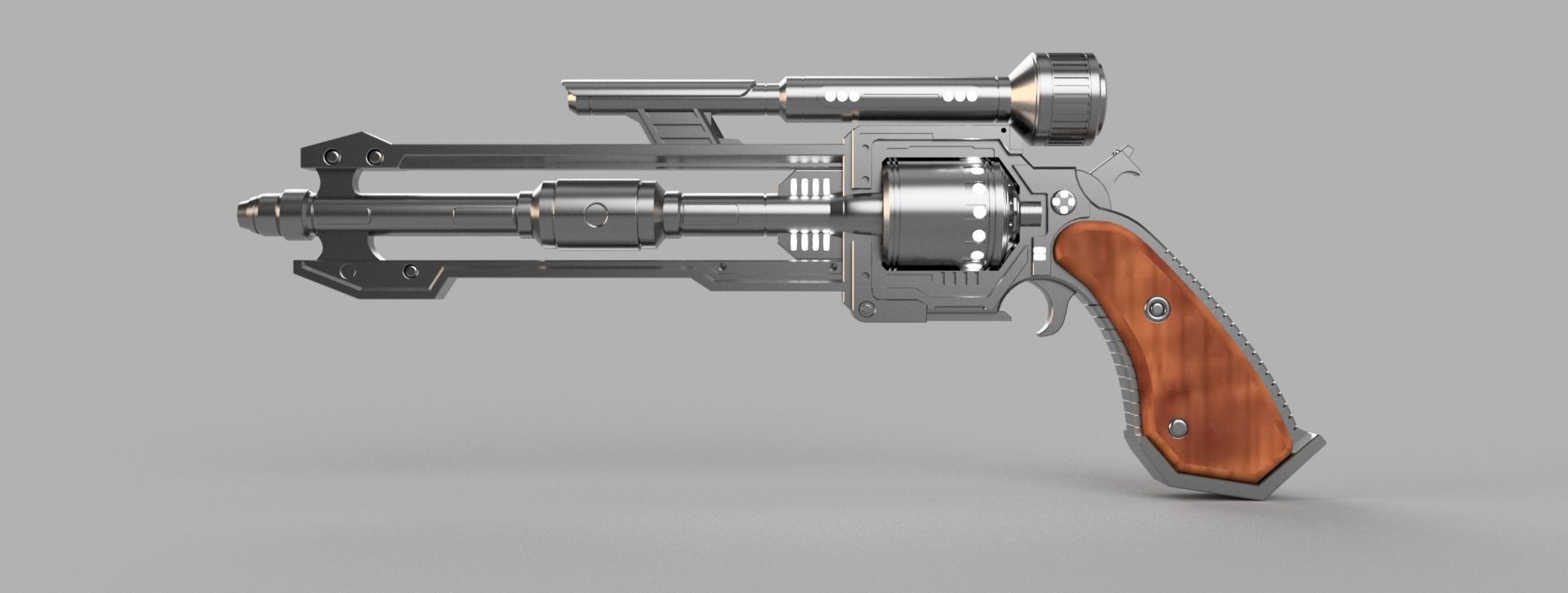 Black Nebula Heavy Blaster for cosplay 3D model 3D printable | CGTrader