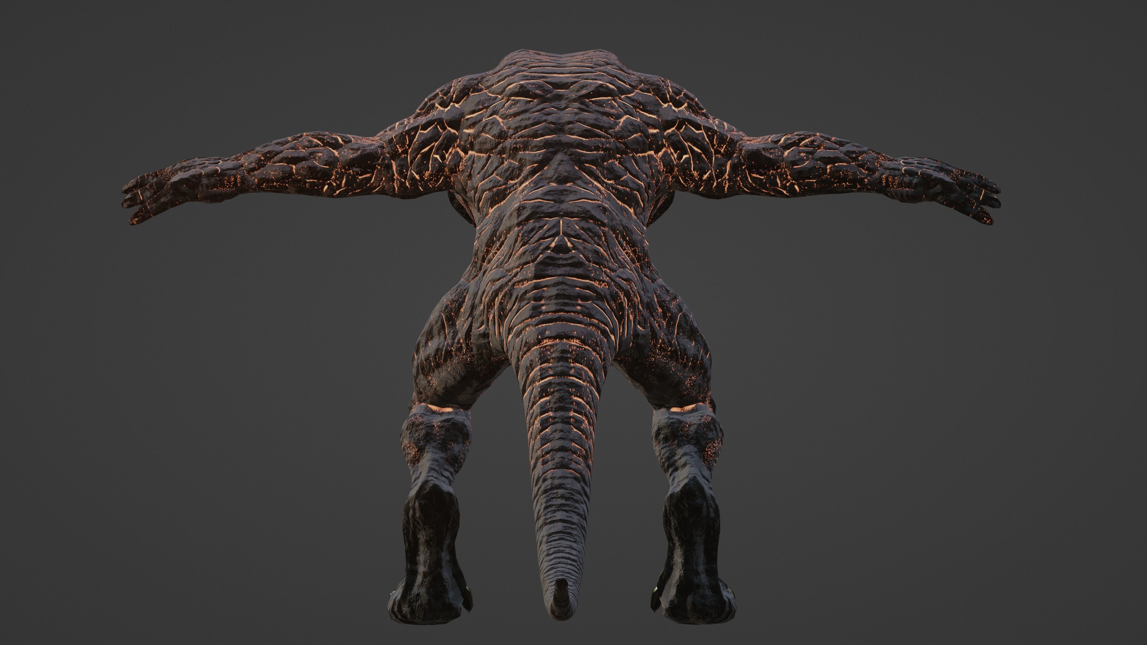 3D model Balrog - no wings VR / AR / low-poly | CGTrader