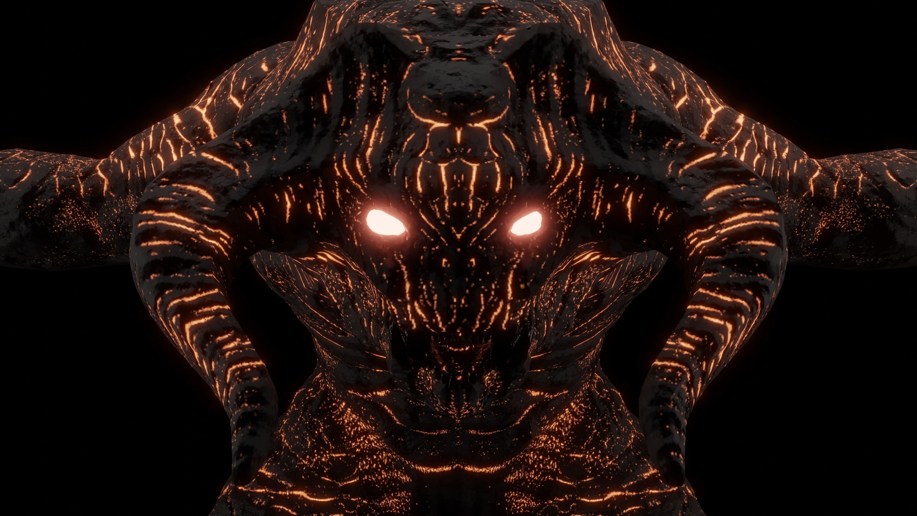3D model Balrog - no wings VR / AR / low-poly | CGTrader