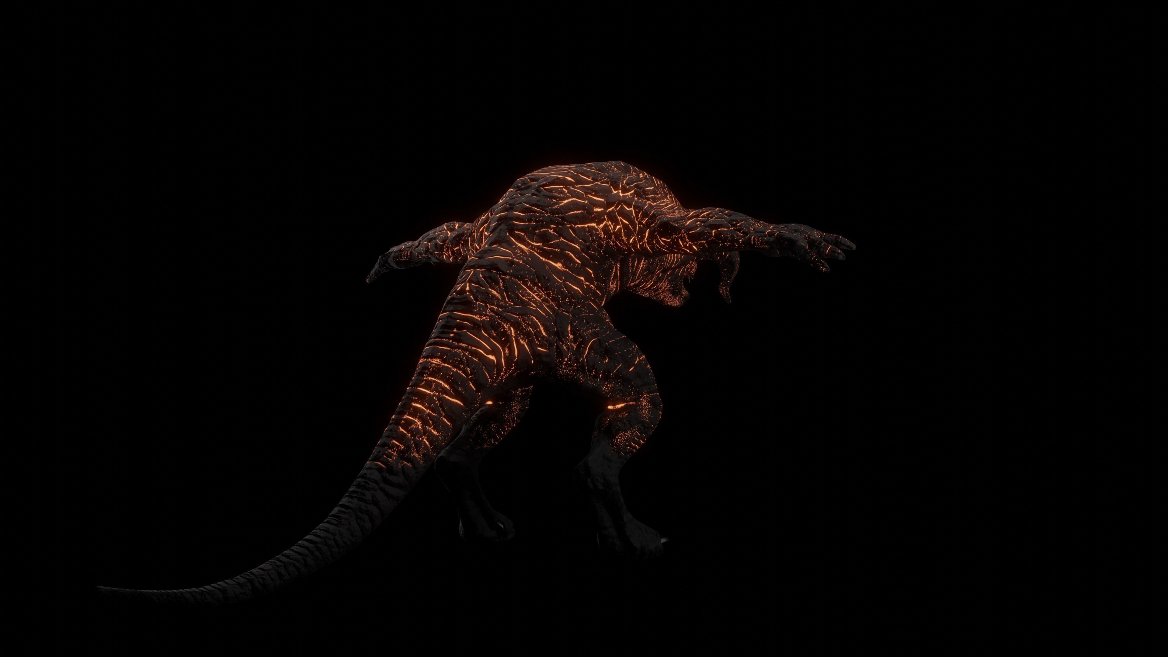 3D model Balrog - no wings VR / AR / low-poly | CGTrader