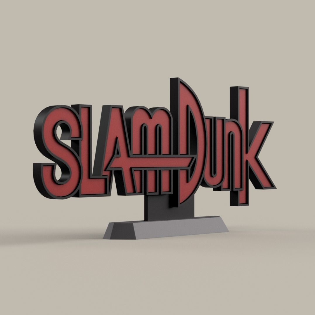 Slam Dunk - Logo 3D model 3D printable | CGTrader