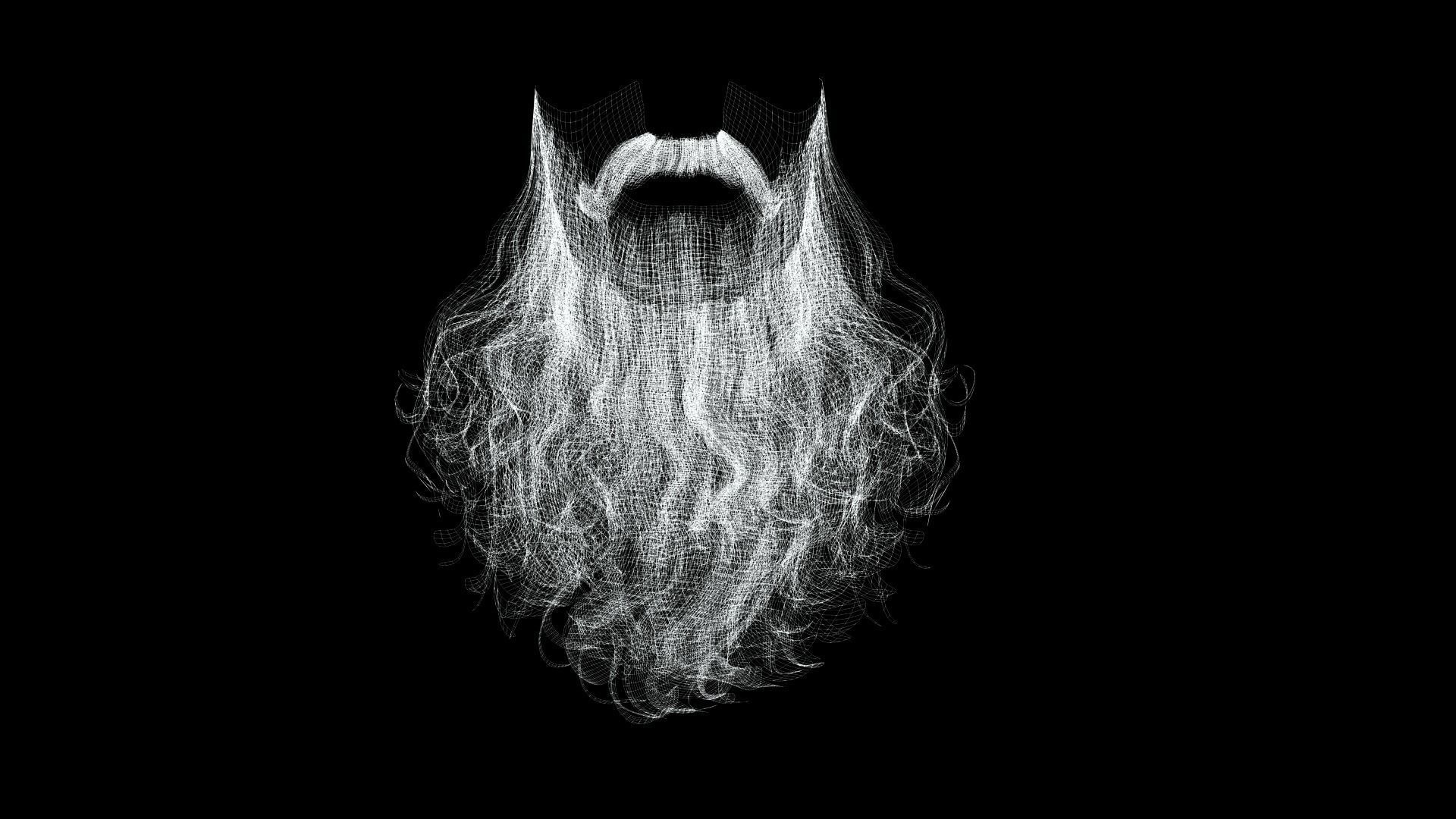 3D model Realistic Full Beard VR / AR / low-poly | CGTrader