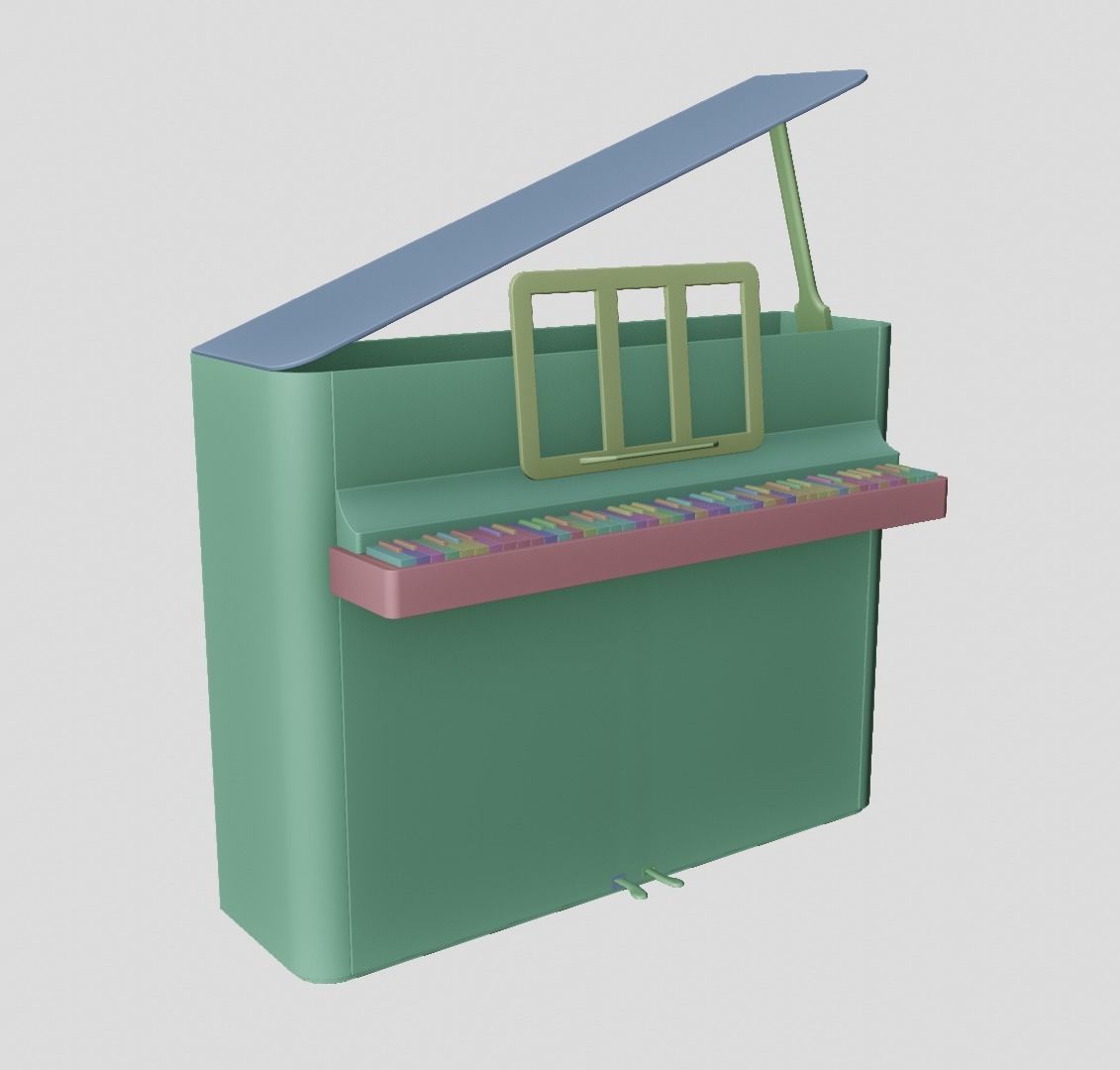 Piano free 3D model | CGTrader