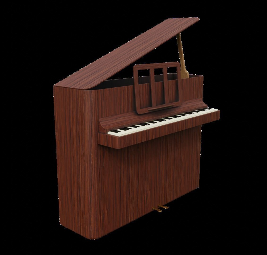 Piano free 3D model | CGTrader