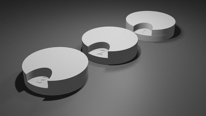 Simple Tabletop Dial Counters SAMPLE free 3D model 3D printable | CGTrader