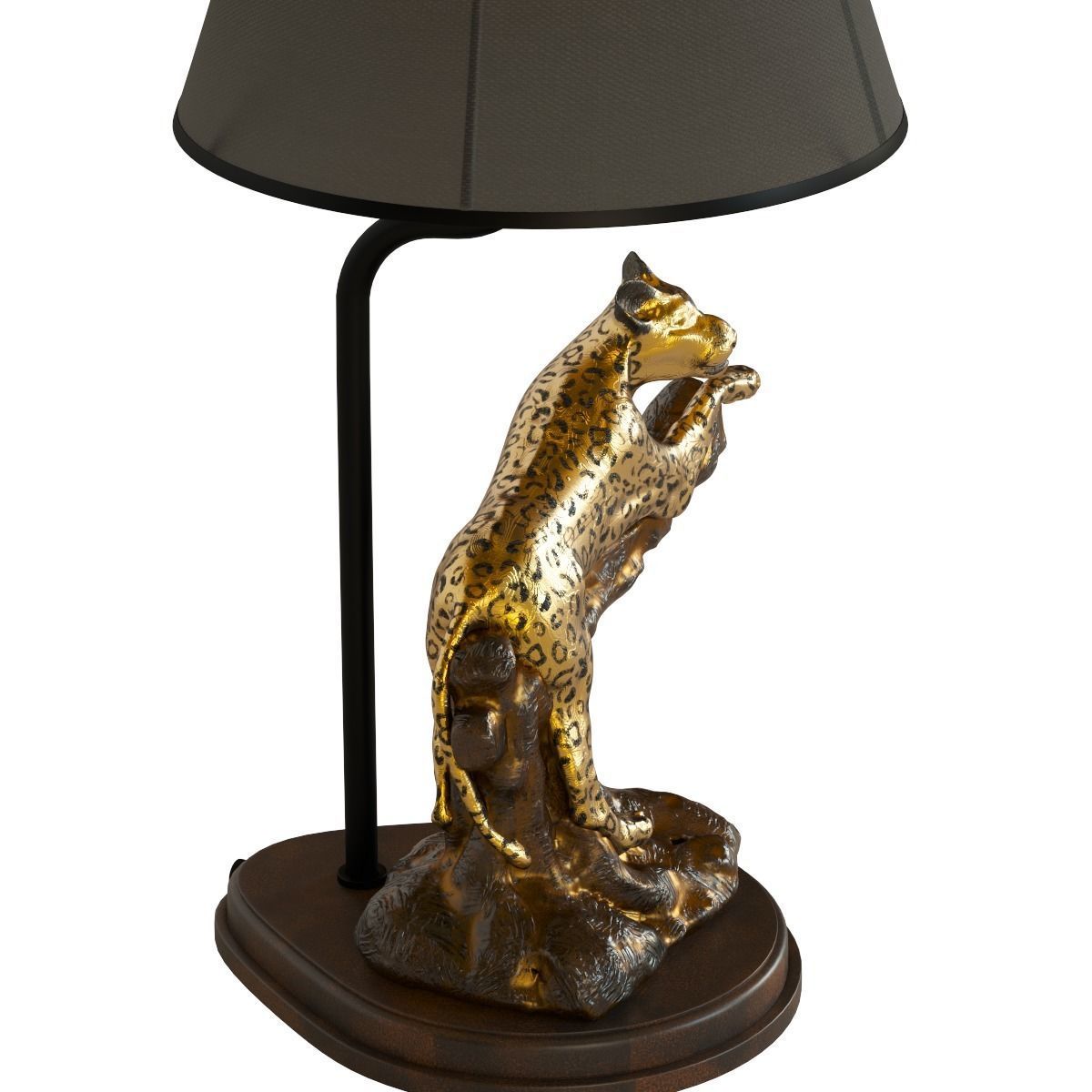 Table Lamp Relax Leopard 3D model | CGTrader