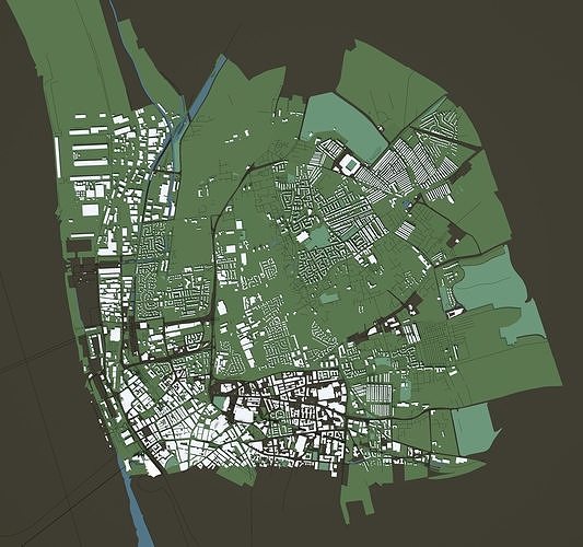 Mass buildings - UK - Liverpool 3D model | CGTrader