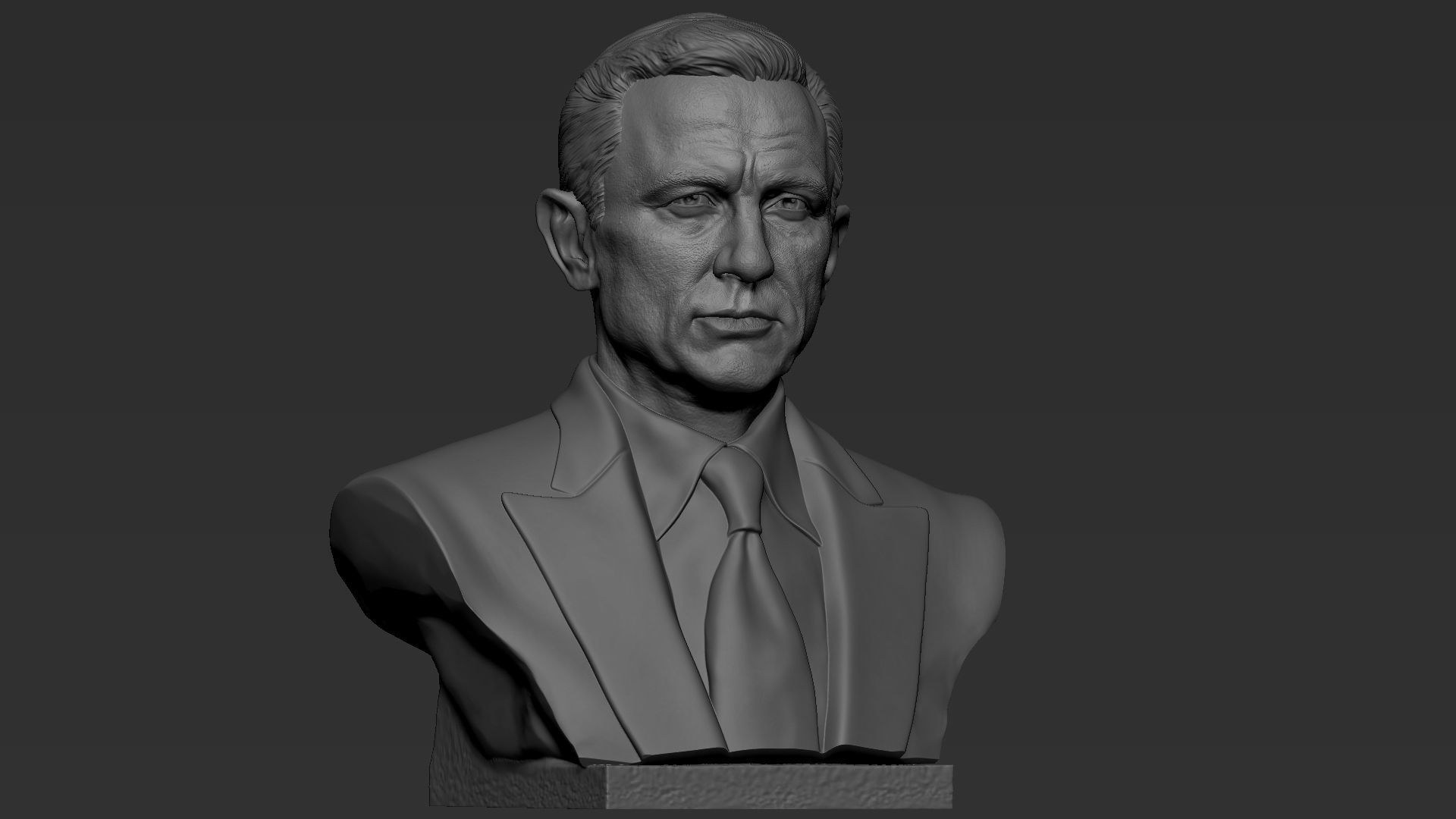 Daniel Craig 3D model 3D printable | CGTrader