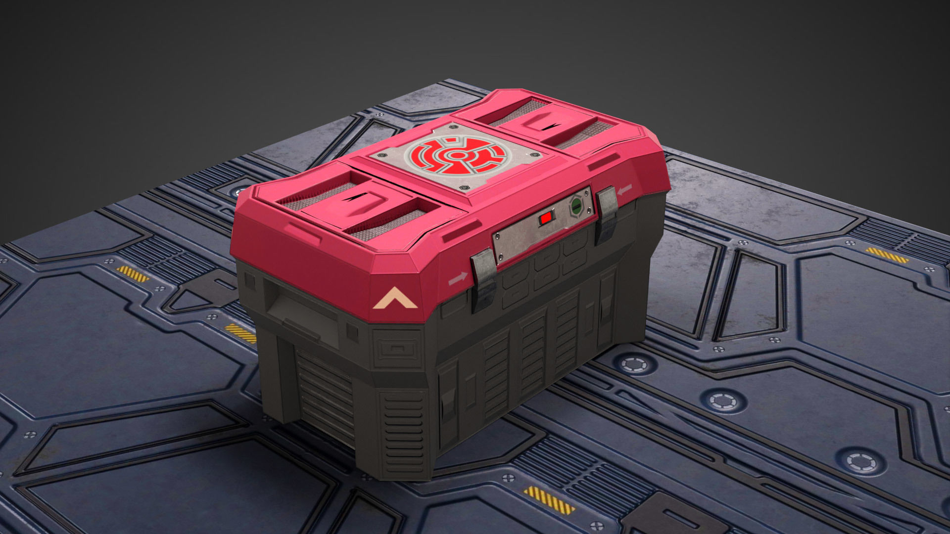 3D model Sci Fi Box VR / AR / low-poly | CGTrader