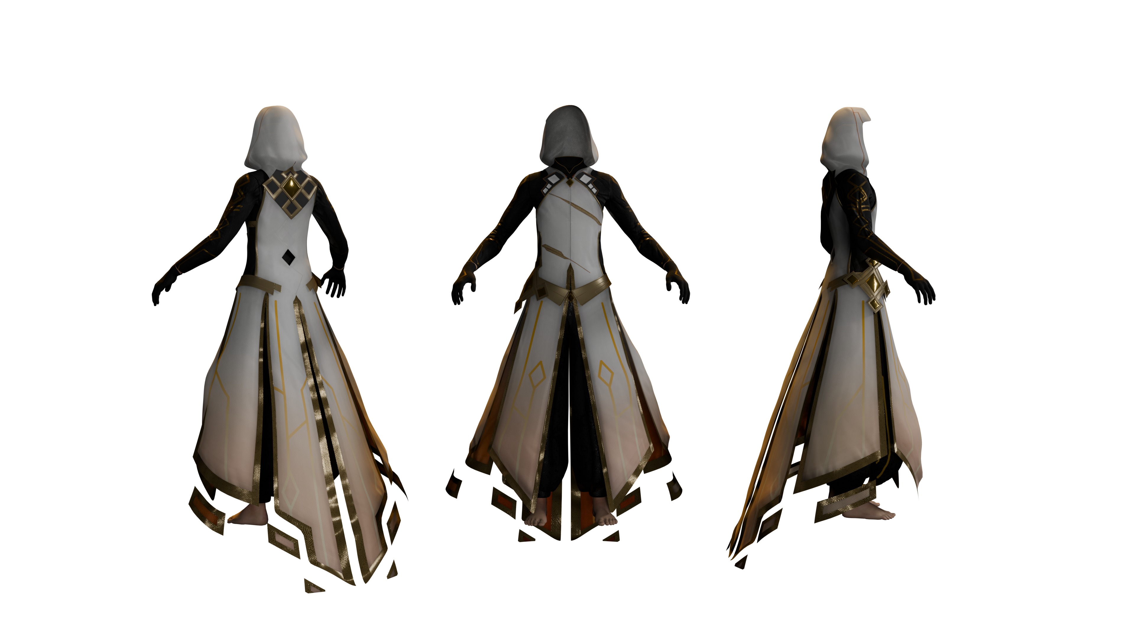 Rigged Zhongli 3D model 4K texture 3D model rigged | CGTrader