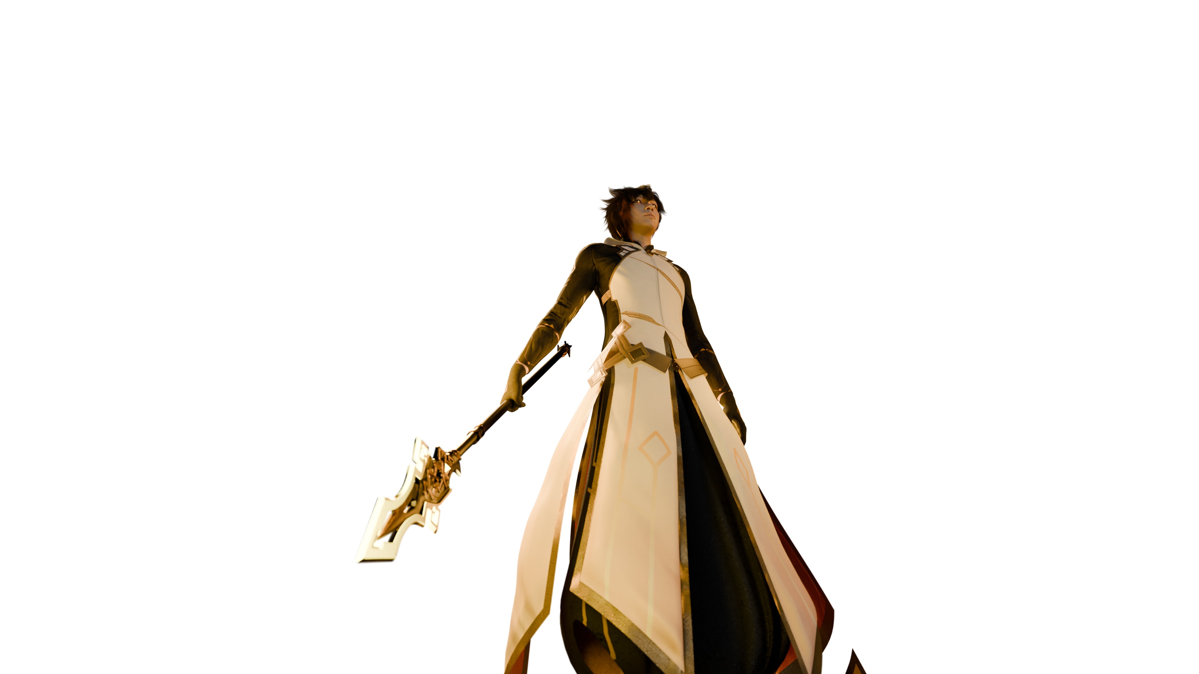 Rigged Zhongli 3D model 4K texture 3D model rigged | CGTrader