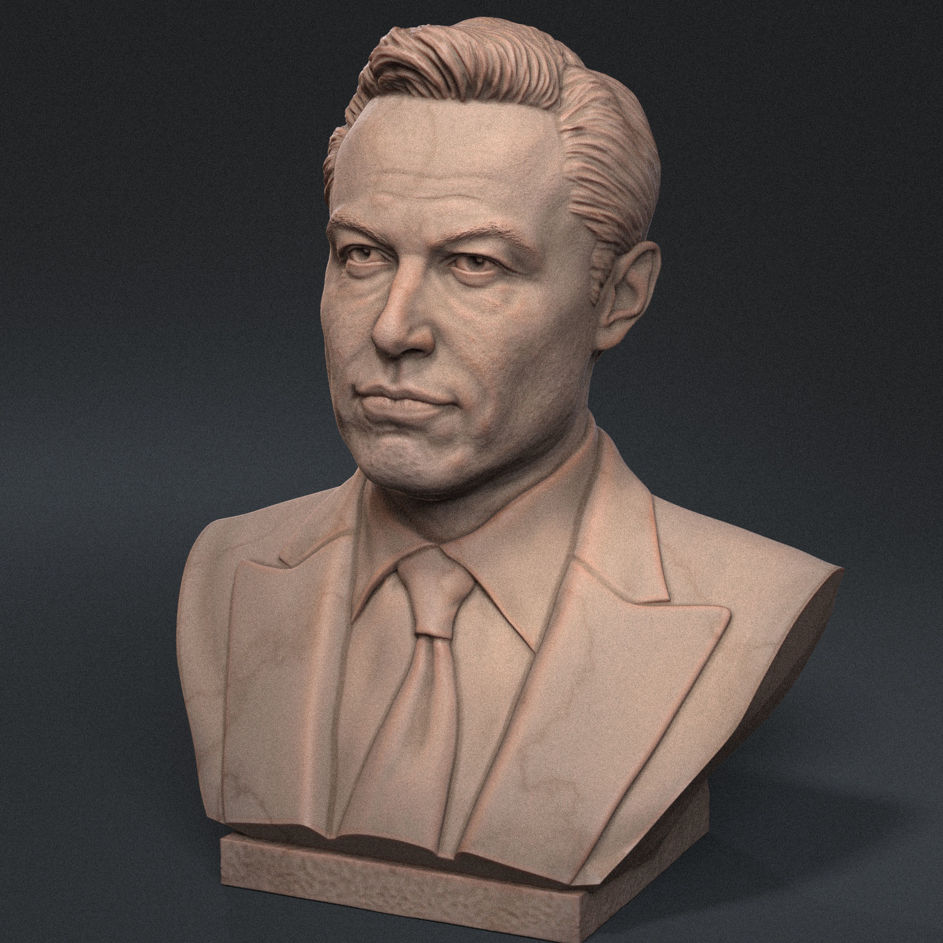 Elon Musk 3D model 3D printable | CGTrader