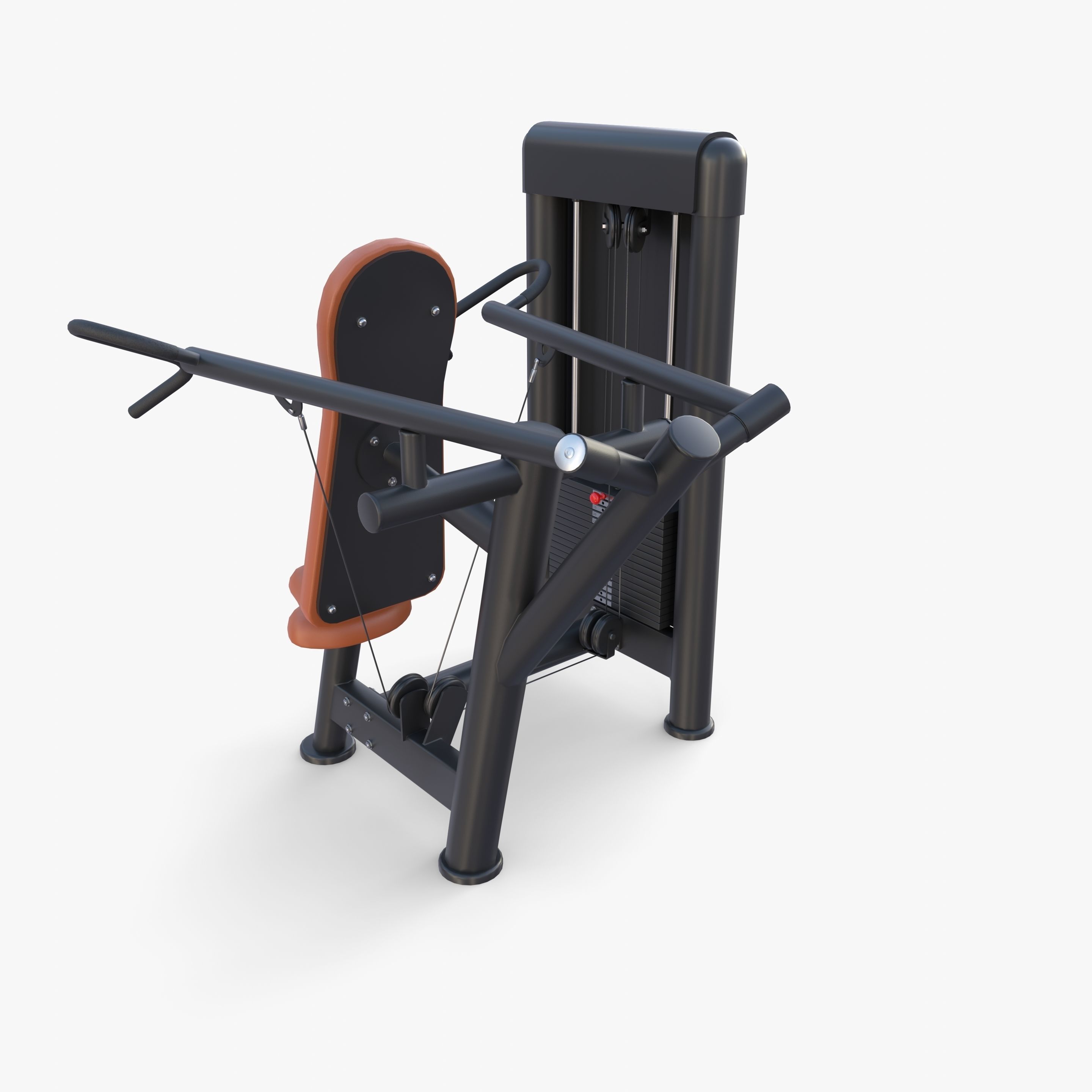 Deltoid press machine 3D model | CGTrader