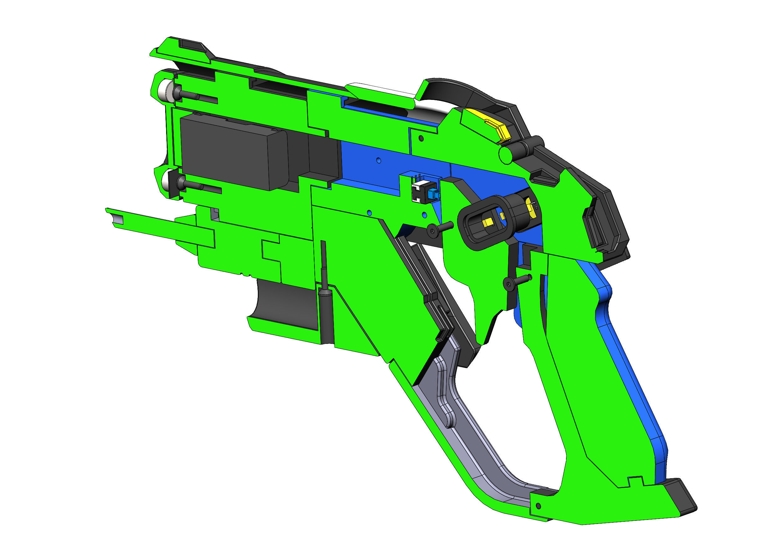 Mercy Blaster Combat Medic Ziegler Overwatch - Commercial STL 3D model ...